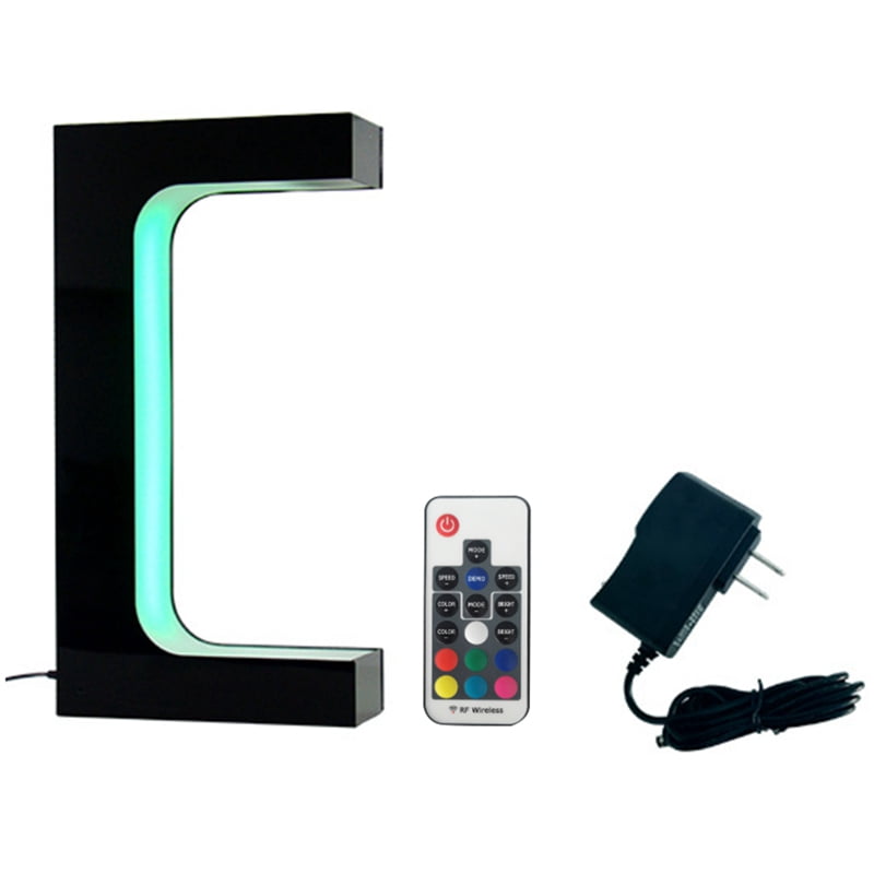 HOT Levitating Shoe Display Stand Floating Sneaker with Remote Colorful ...