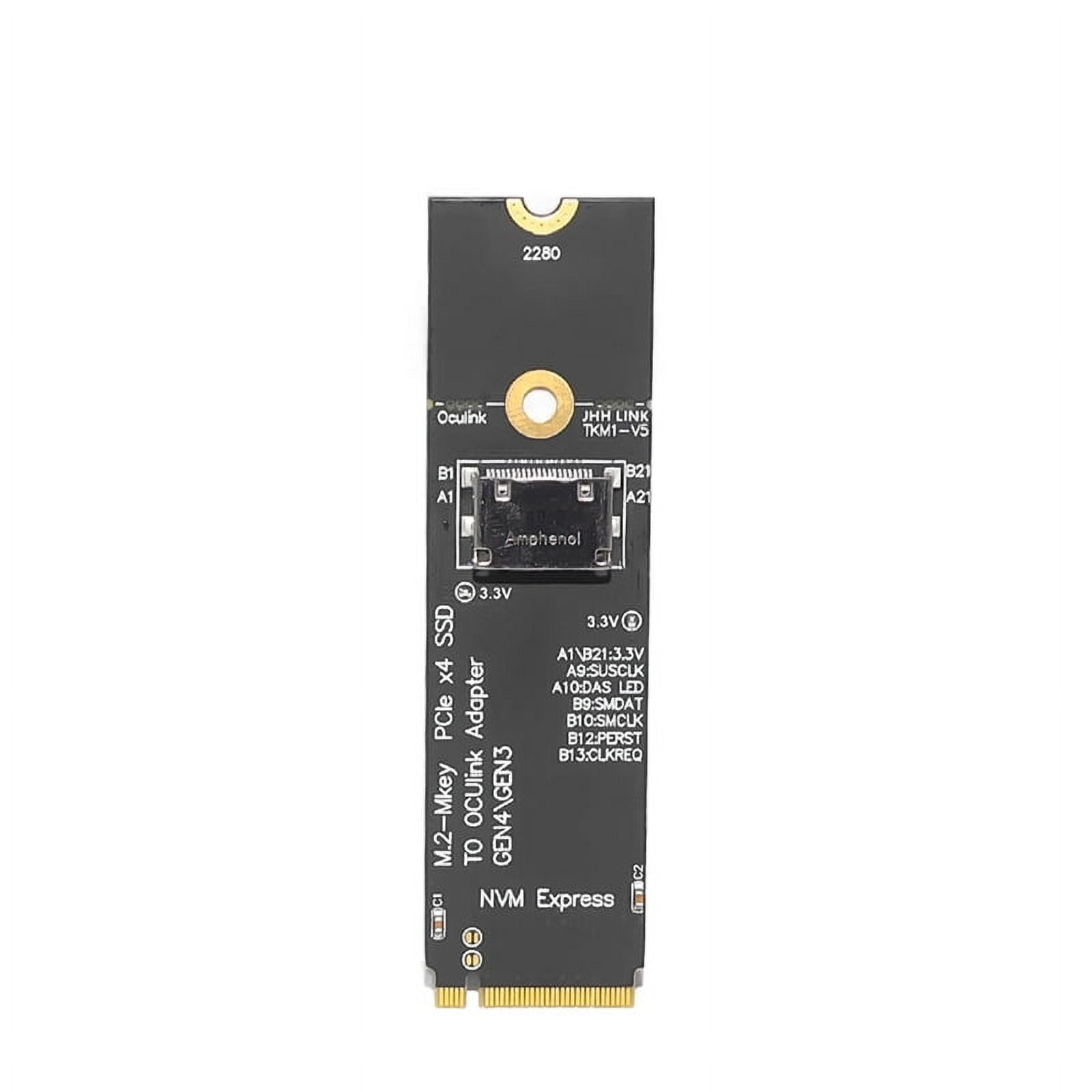 HOT! M.2-M Key PCIe X4 SSD to U.2 OCUlink SFF-8612 Adapter Card for 2.5 ...