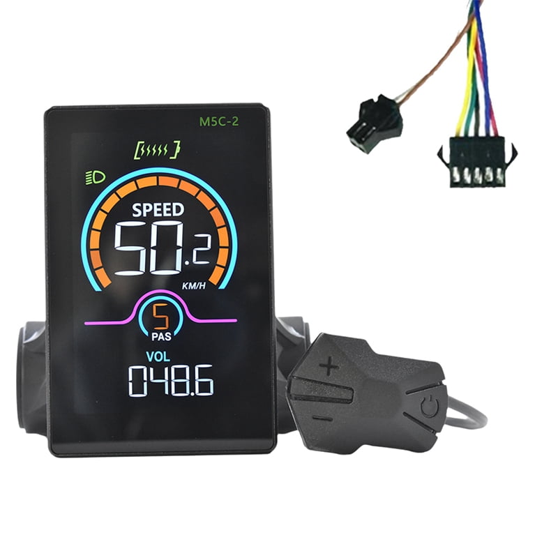M5C-2 E-Bike Bluetooth LCD Display Meter Electric Scooter Speedometer ...