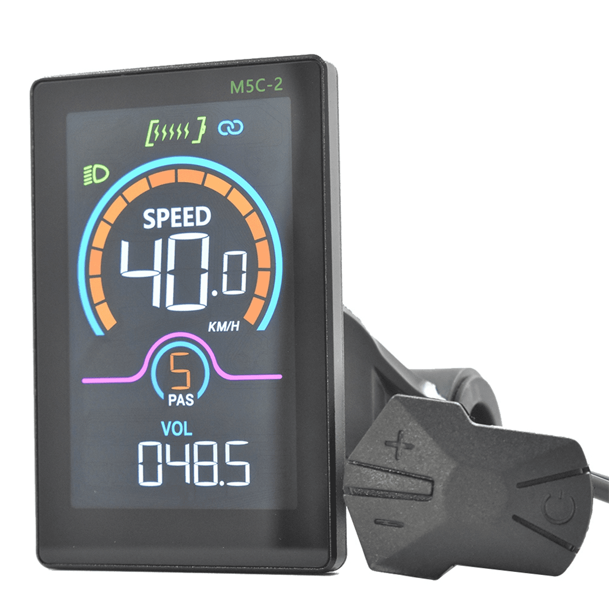 M5C-2 E-Bike Bluetooth LCD Display Meter Electric Scooter Speedometer ...