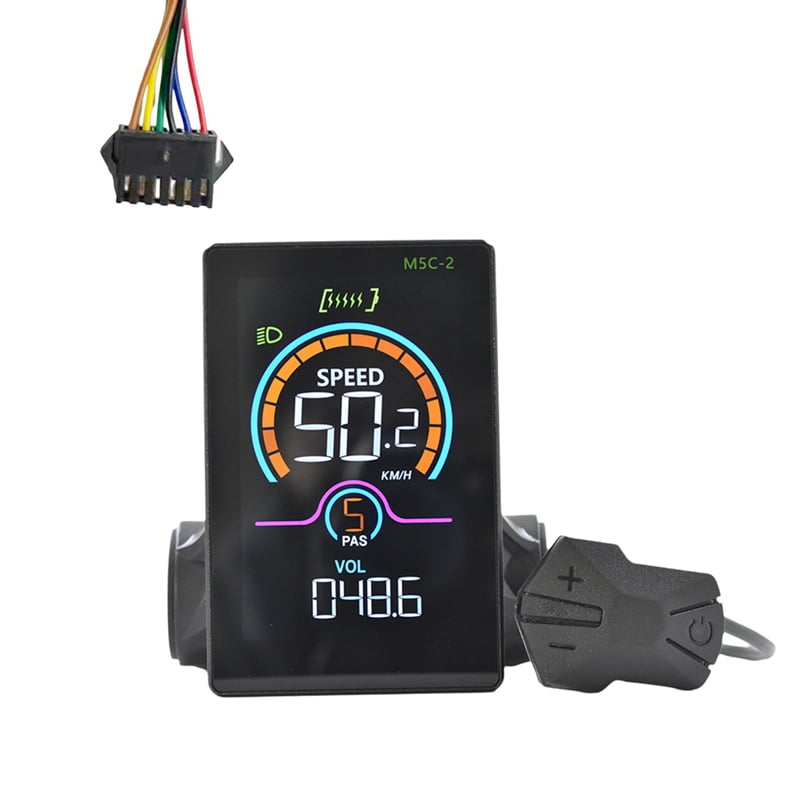 M5C-2 E-Bike Bluetooth LCD Display Meter Electric Scooter Speedometer ...