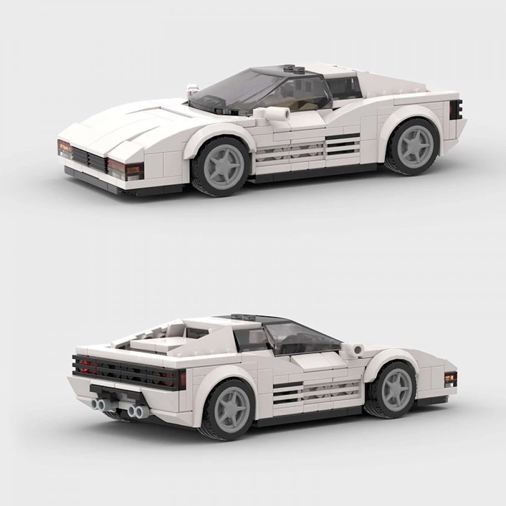 HOT MOC Speed City Car Champion Racer Classic Supercar Building Blocks ...