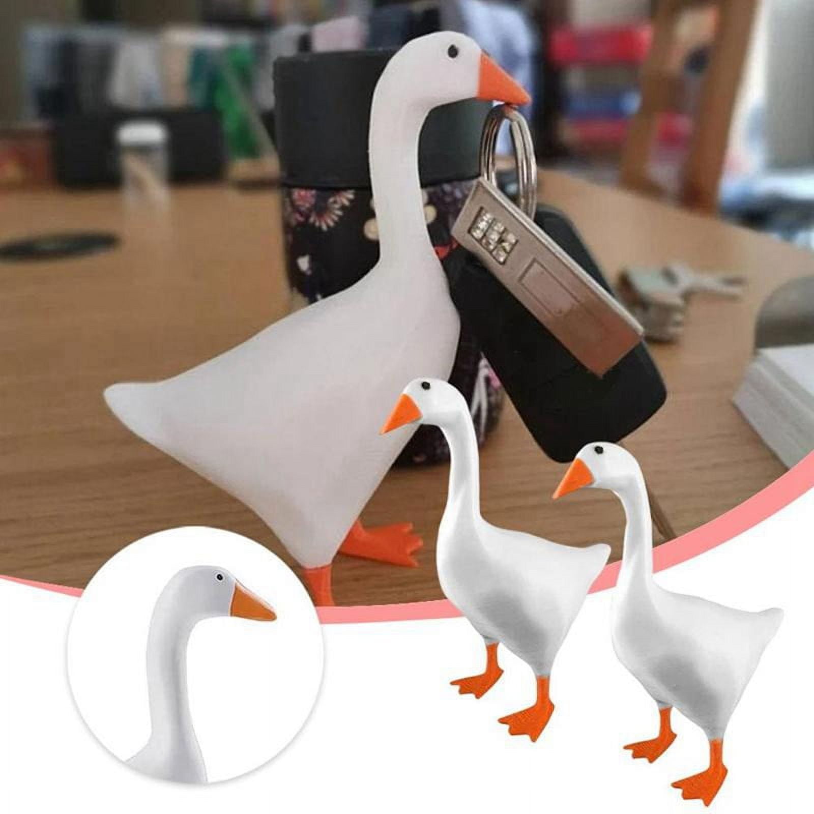 HOT! Magnetic Goose Key Holder Cute Home Decor Kawaii Room Office Table ...
