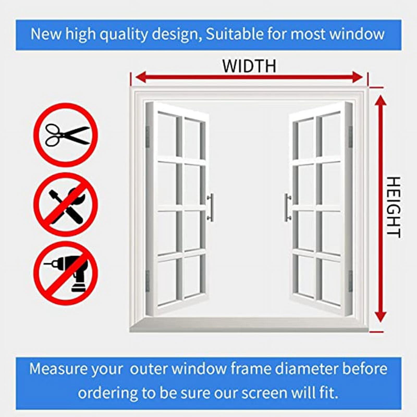 HOT! Mosquito Net for Window, 3 PCS Fly Window Screen Mesh Insect ...