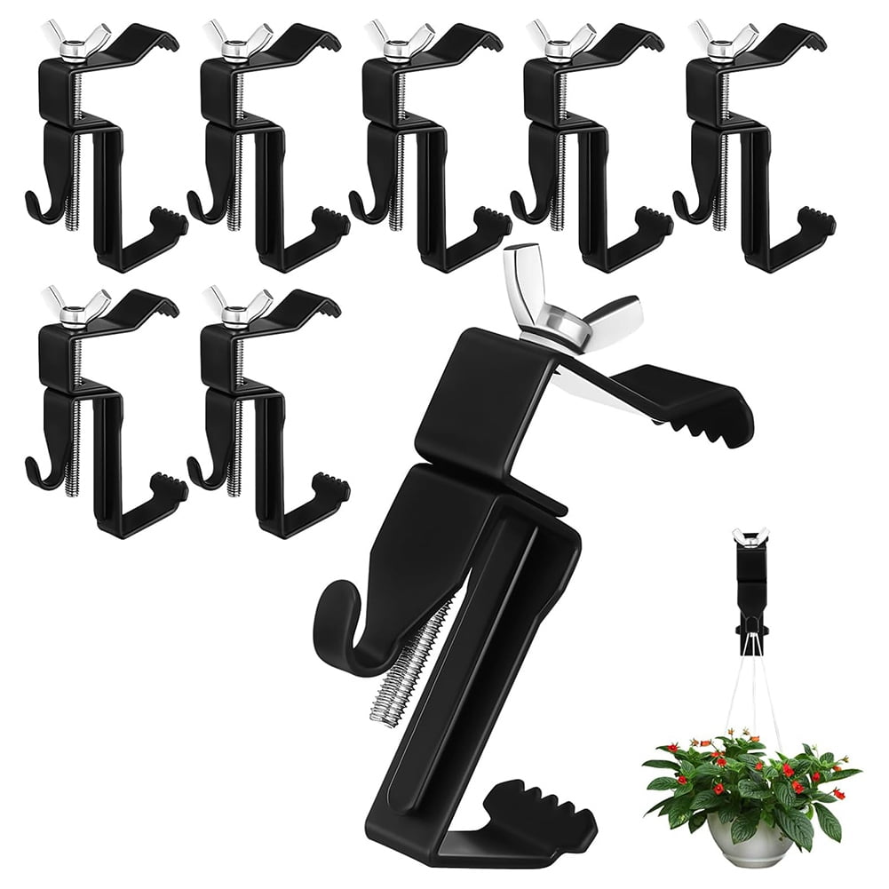 HOT! Mount on Brick Without Drilling, 8PCS Adjustable Hangers No Drill ...