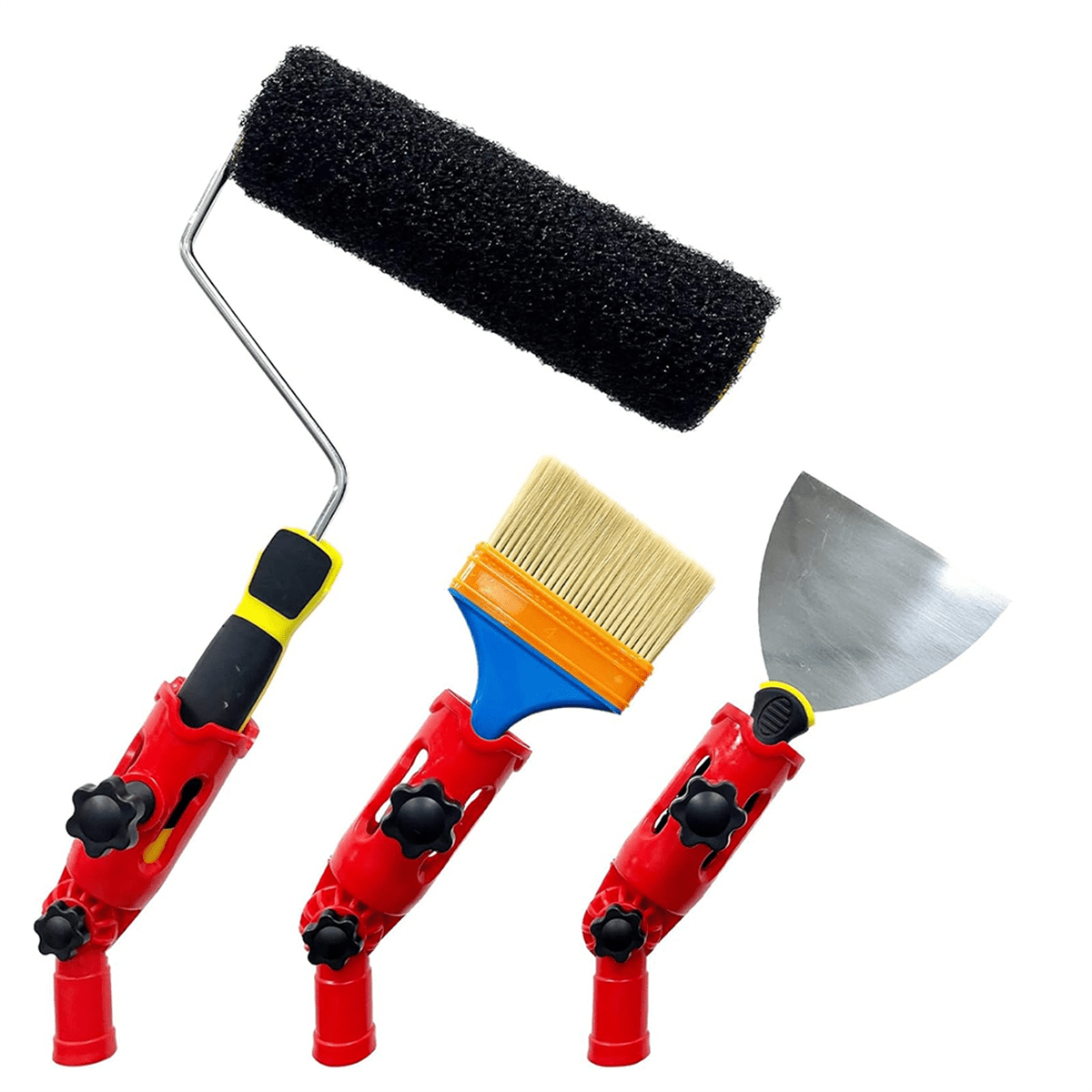 HOT! Multi-Angle Paint Brush Extender,Extension Pole Attachment Holder ...