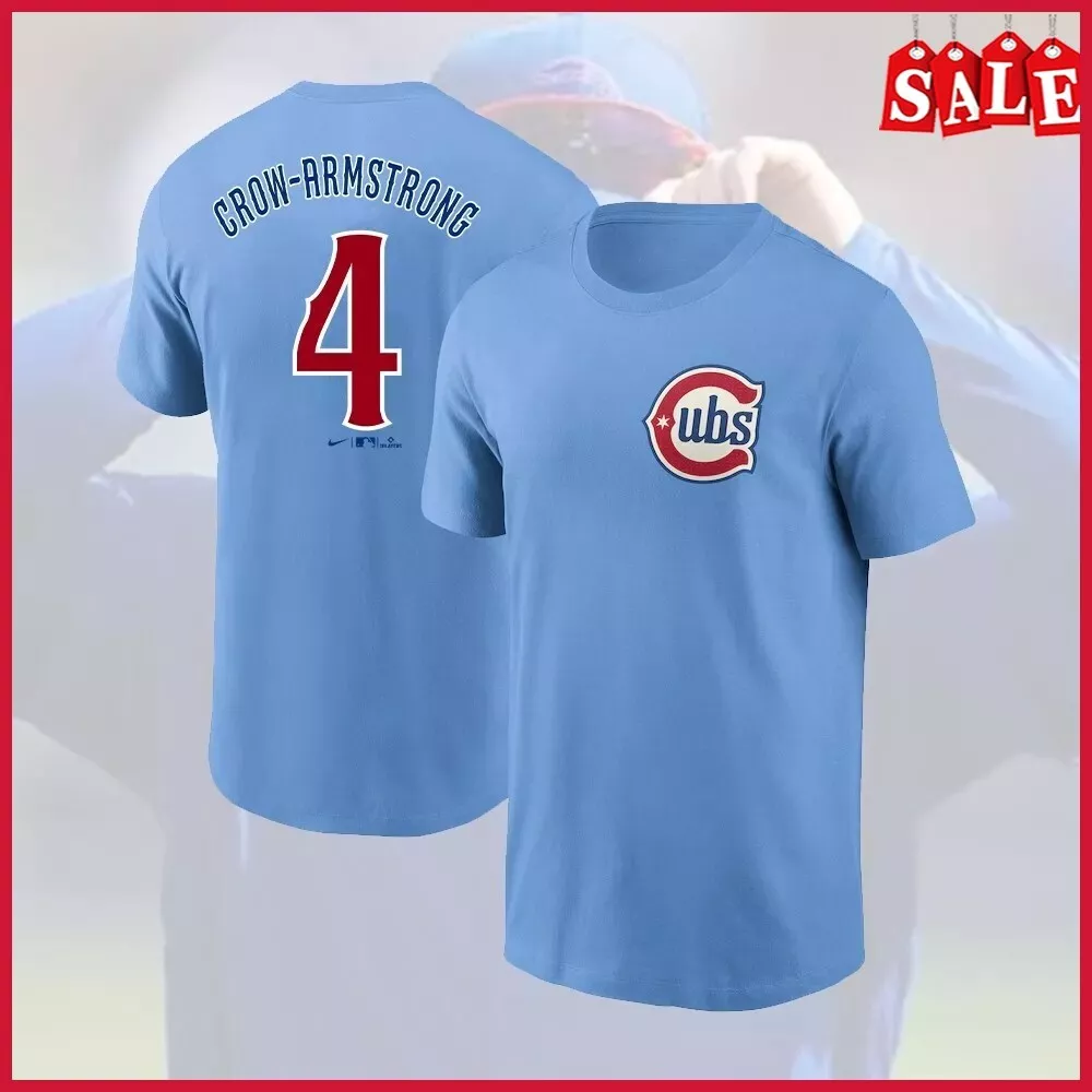 HOT NEW - 2025 Pete Crow-Armstrong #4 Cubs Name & Number Player For ...