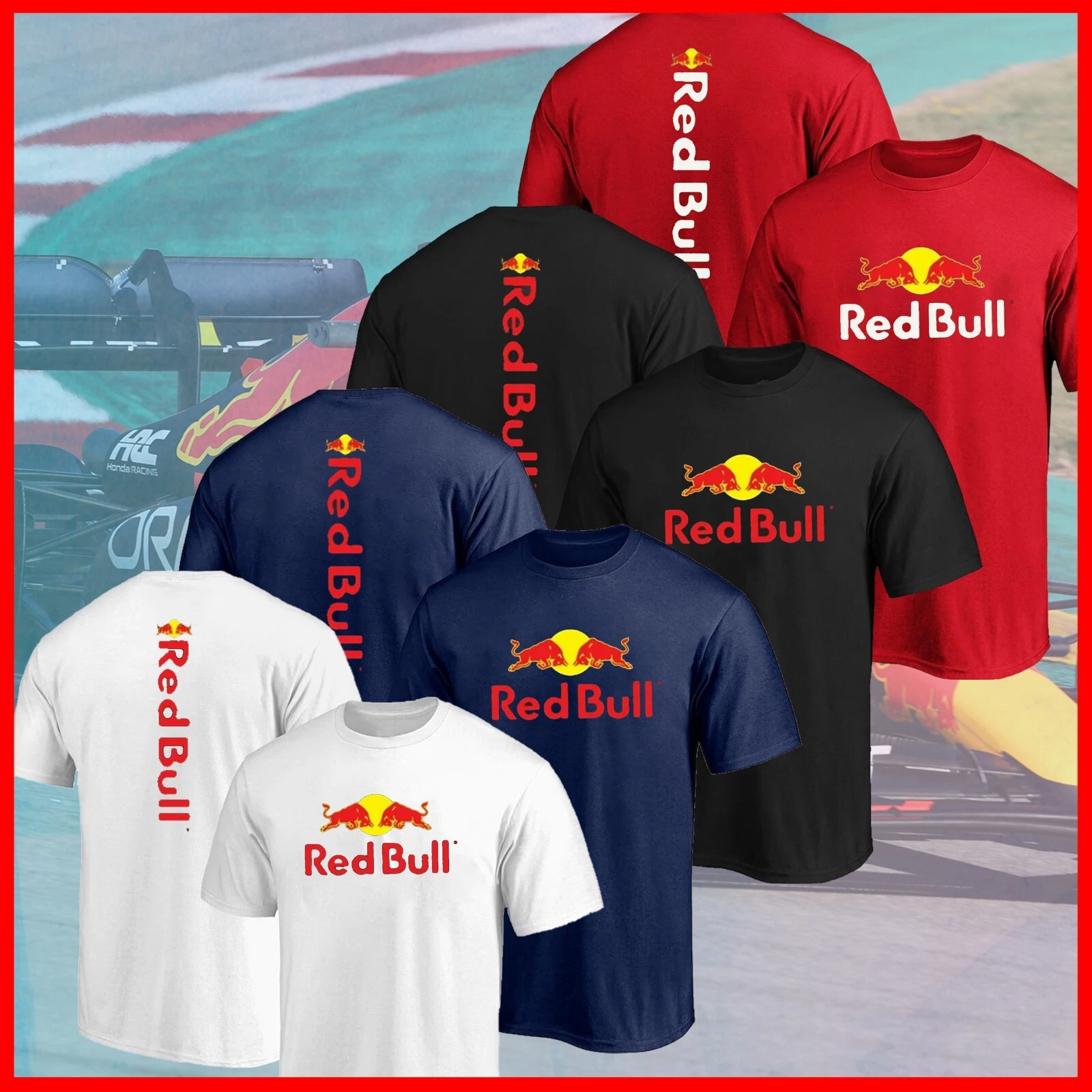 HOT!!! NEW 2025 Red Bull Racing 2 Sides Unisex Logo, Gift For Fan FAST ...