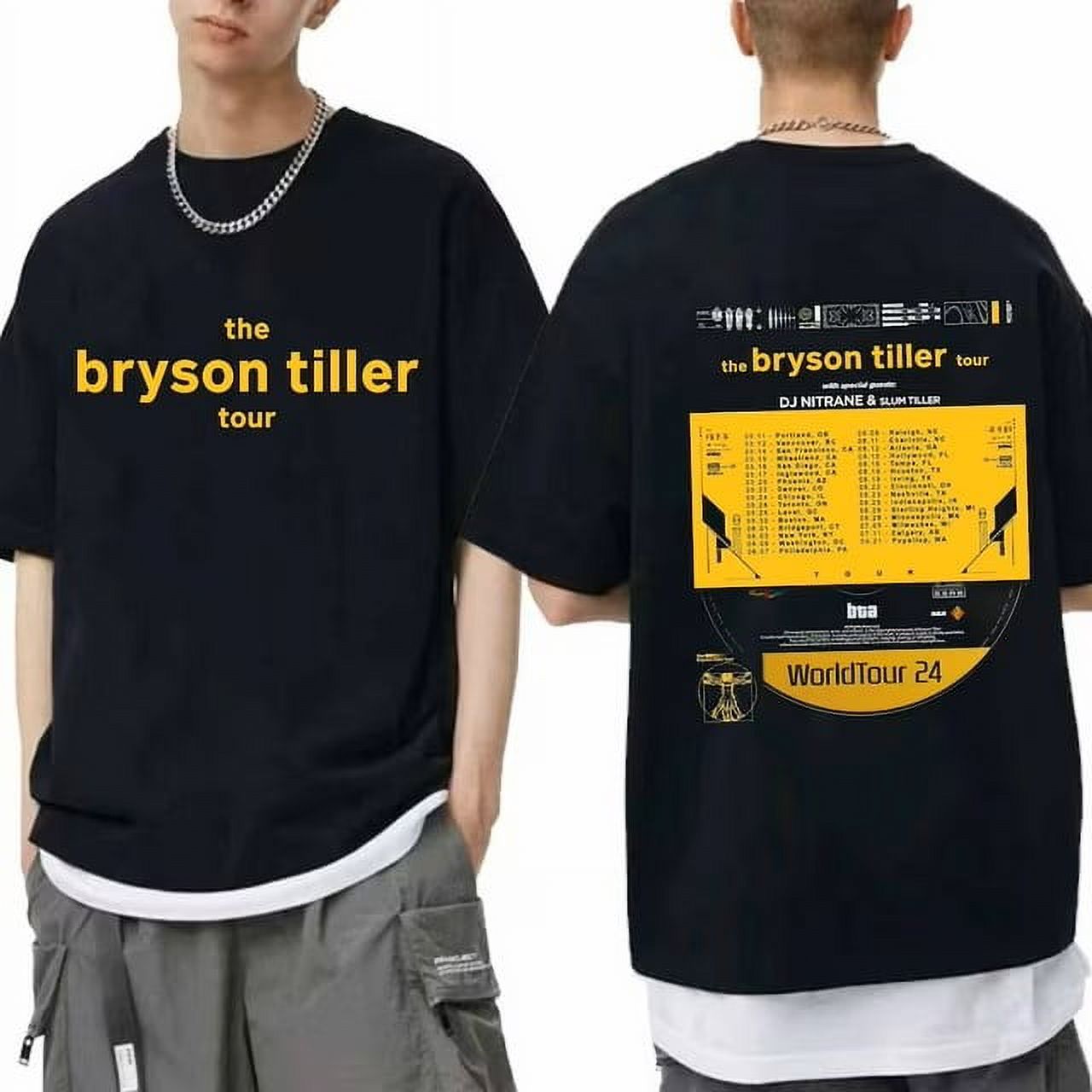 HOT NEW 2Sidez-Clownz ,The Bryson Tiller 2024 Tour Shirt, Bryson Tiller ...