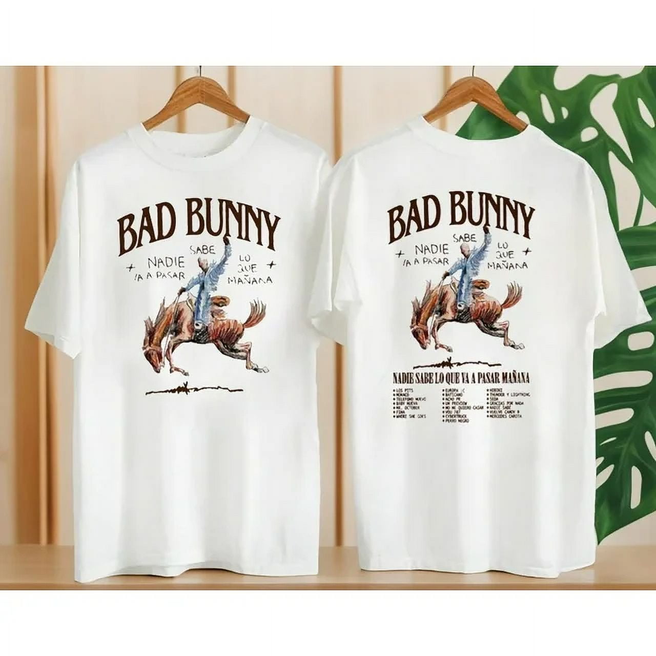 HOT NEW ,Bad Bunny 2024 Tour Shirt, Nadie Sabe Lo Que Va A Pasar Manana ...