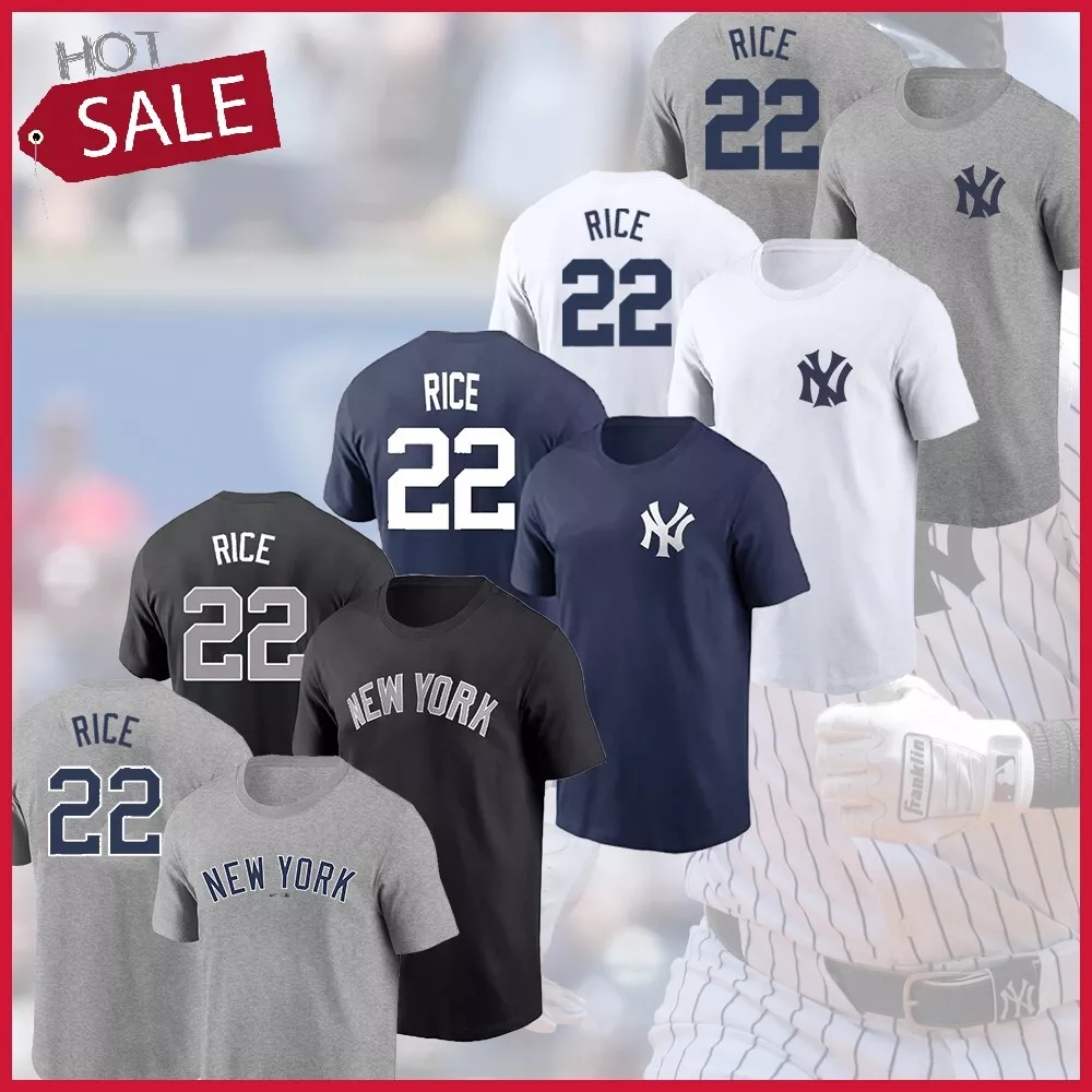 HOT NEW - Ben Rice #22 New York Y.ankees Player Name & Number2025 Fan ...