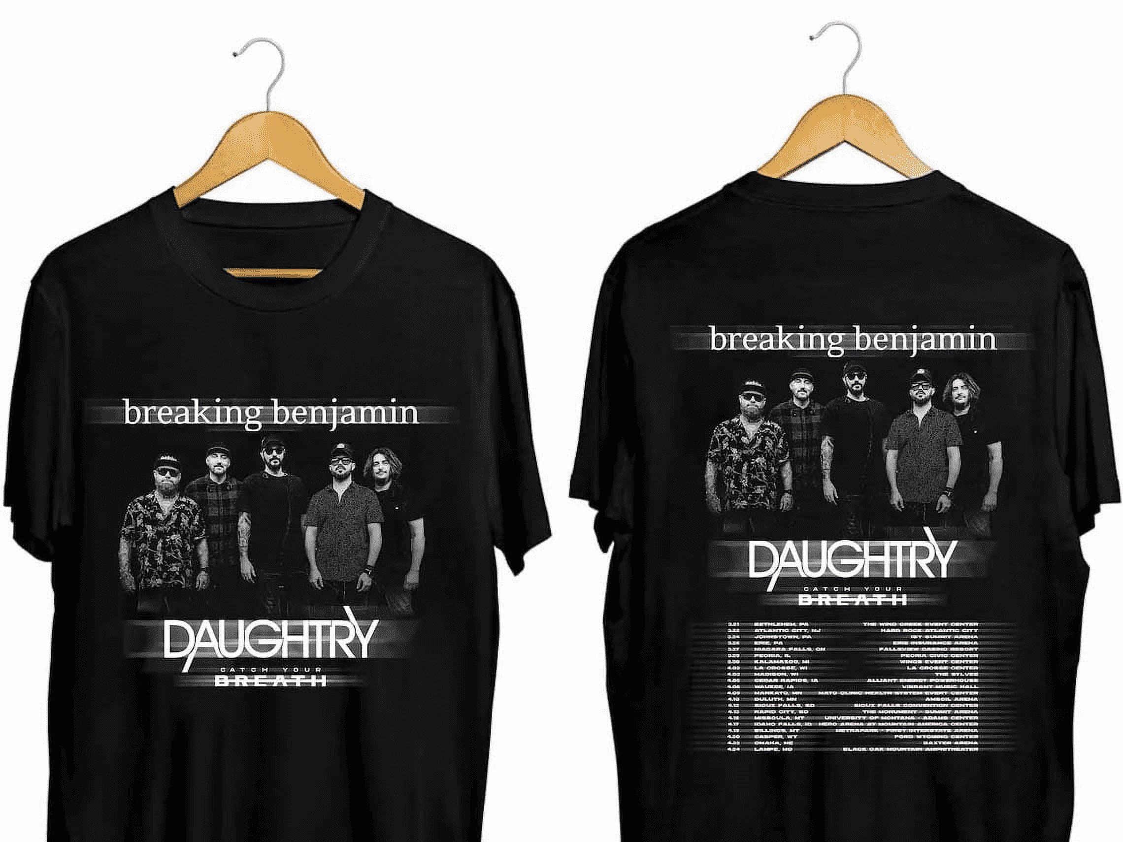 HOT NEW CIEN 2SIDE ,Breaking Benjamin US Tour 2024 Shirt, Breaking ...