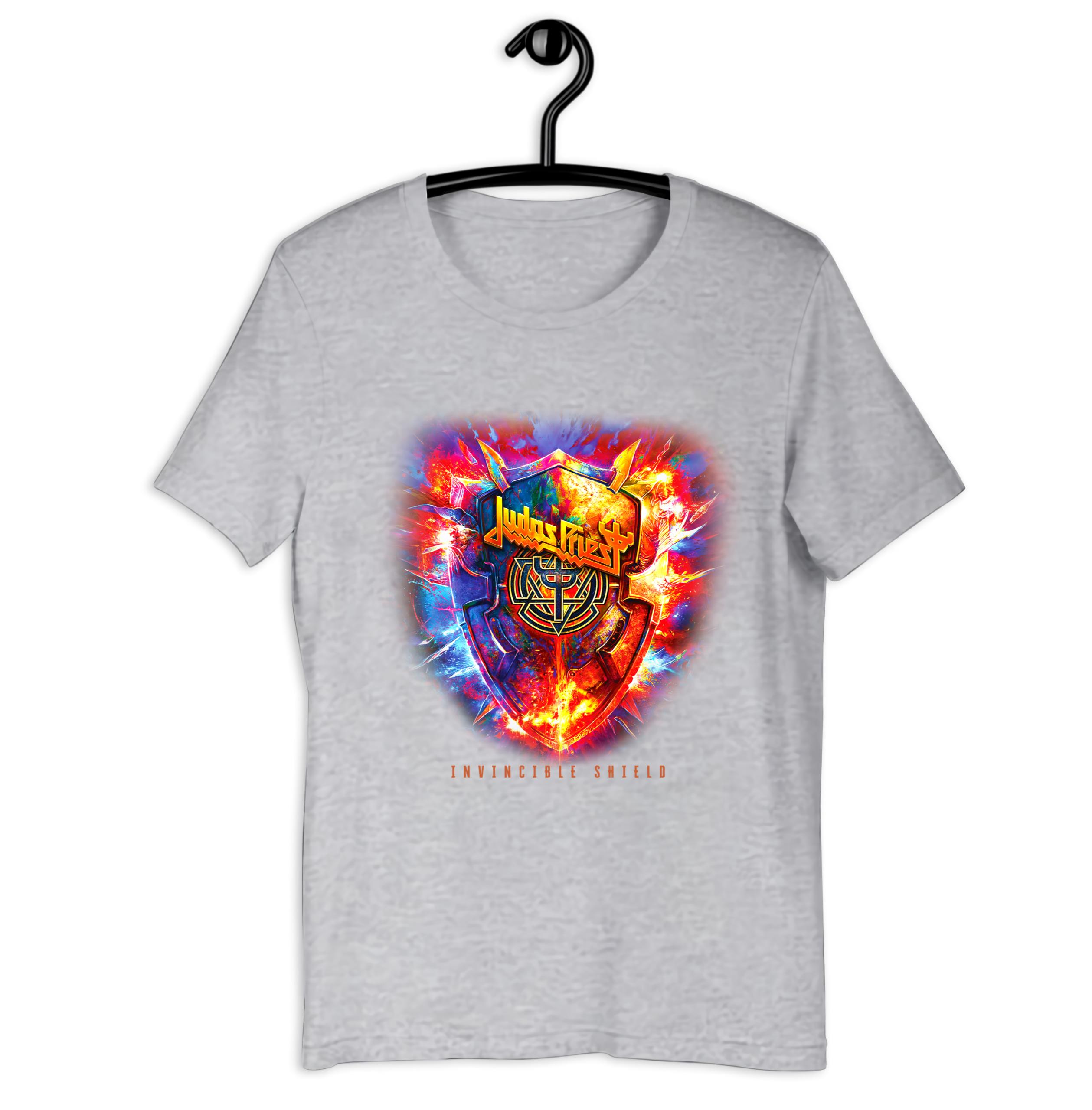 HOT NEW CIEN LUXURY ,Judas Priest Invincible Shield 2024 Tour T Shirt ...