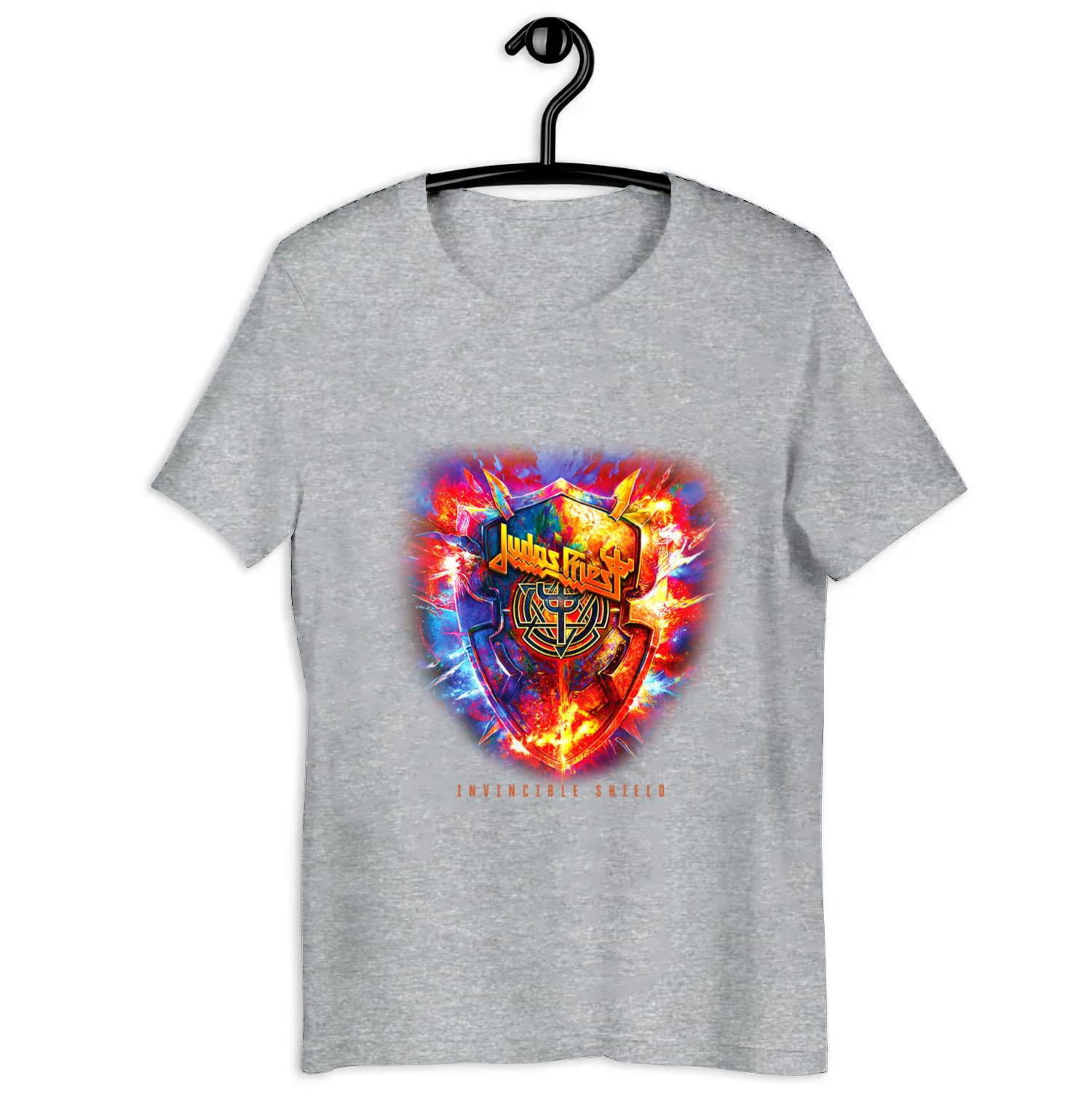 HOT NEW CIEN LUXURY ,Judas Priest Invincible Shield 2024 Tour T Shirt ...