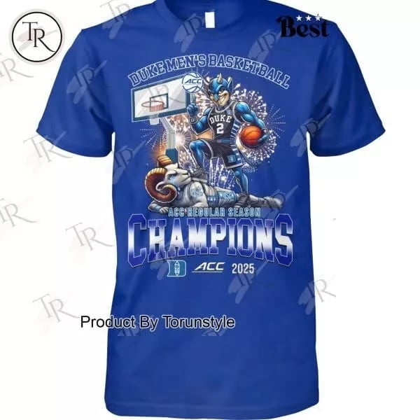 HOT NEW - D. evils Menâ€™s Basketball ACC Regular Season Champions 2025 Limited - Walmart.com