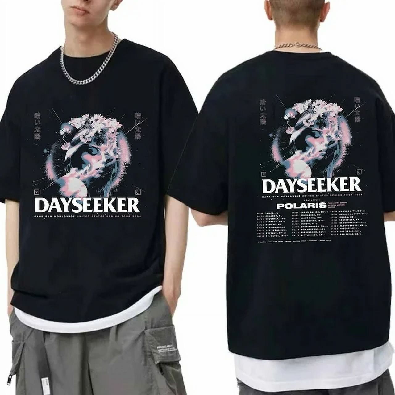 HOT NEW ,Dayseeker Dark Sun Spring 2024 Tour Shirt Dayseeker Band Fan Shirt Dayseeker 2024 ...