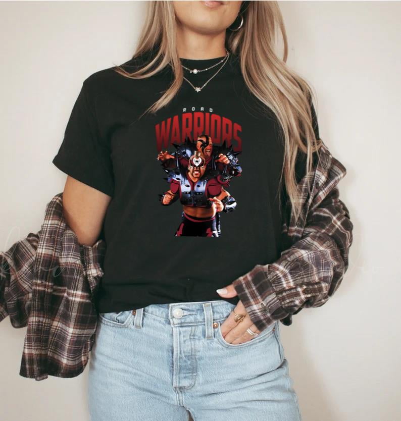 HOT NEW Road Warriors Wrestling T-Shirt, LOD Hawk Animal Hot Trend Fan ...