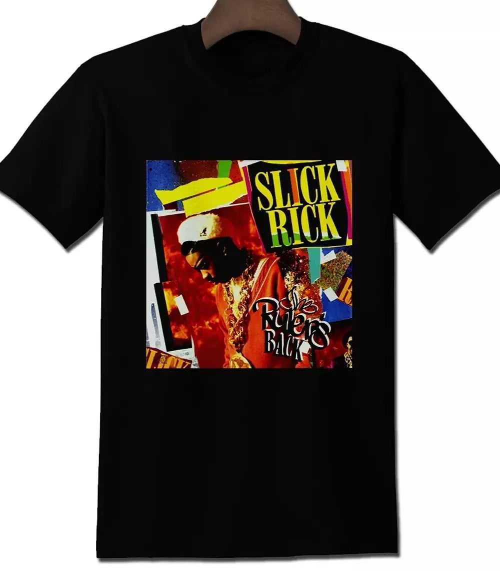 HOT NEW Slick Rick BLACK T-shirt short sleeve All sizes S to 5Xl 3F91 ...