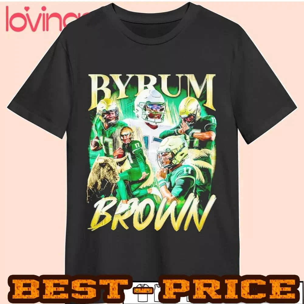 HOT NEW!!! Vintage Byrum Brown South Florida Bulls quarterback graphic ...