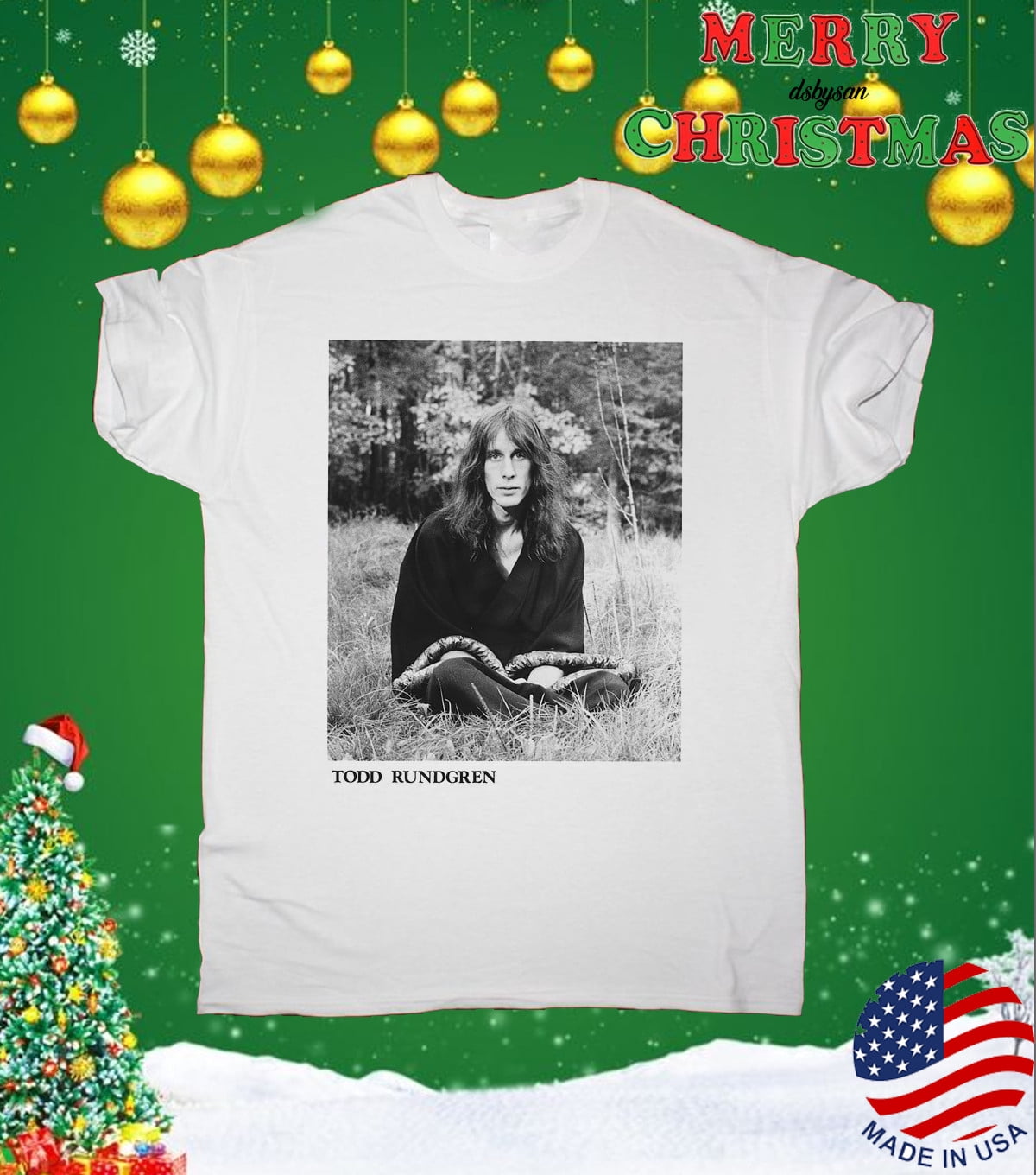 HOT NEW poster Todd Rundgren T-shirt Short sleeve All sizes S-5Xl ...