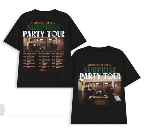 HOT NEWSturniolo Triplets 2025 Surprise Party Tour Merch - Walmart.com