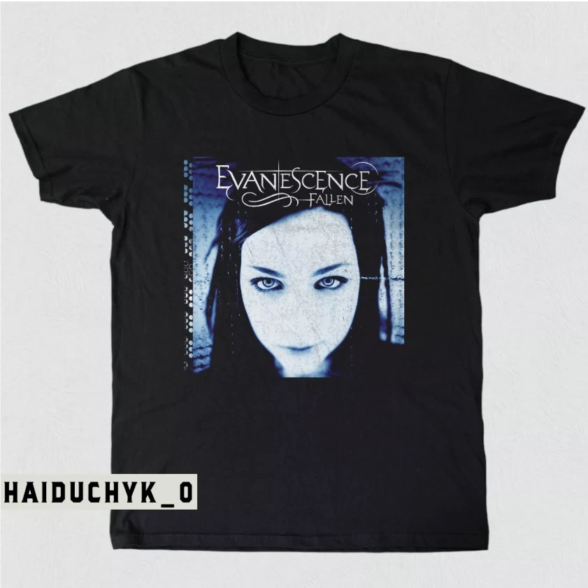 HOT!!! NEWW Evanescence Fallen Rock band Unisex Black T-shirt Full ...