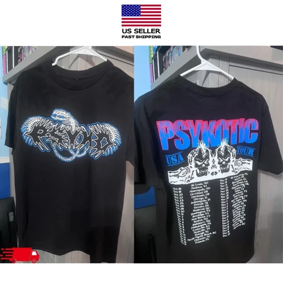 HOT!! OSAMASON Psykotic US Tour 2025 Reprint Merch T-shirt - Walmart.com