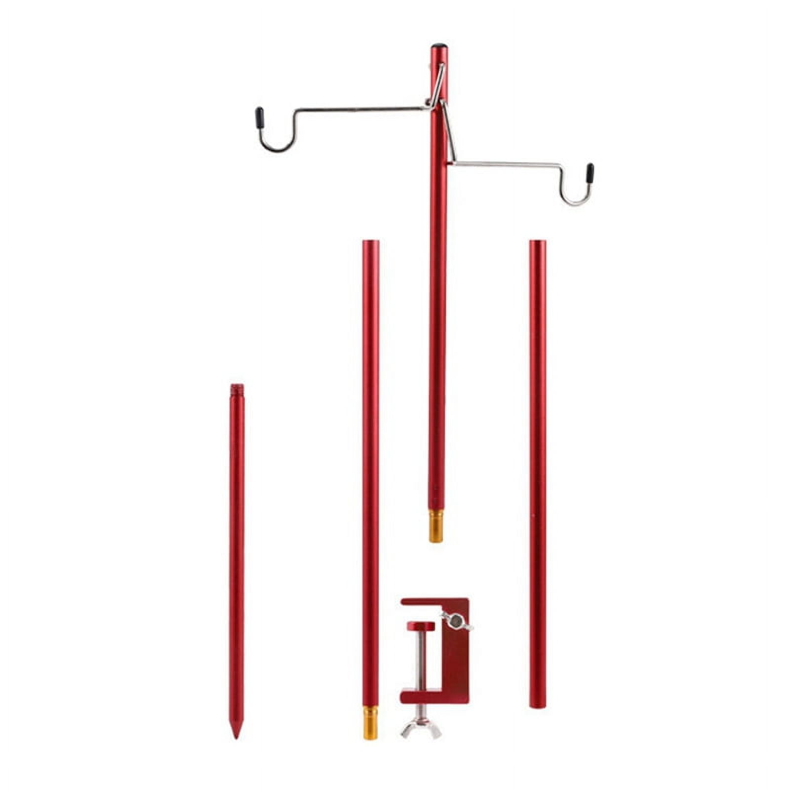 HOT! Outdoor Campsite Folding Light Stand Camping Portable Desktop Pole ...