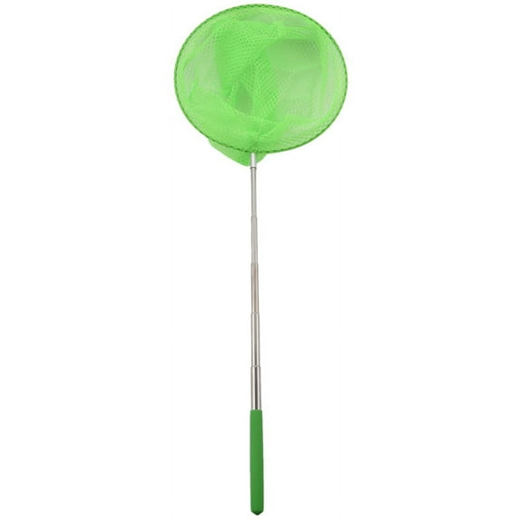 Telescopic Fishing Net, Green, Stainless Steel, 85x20cm, Outdoor Insect ...