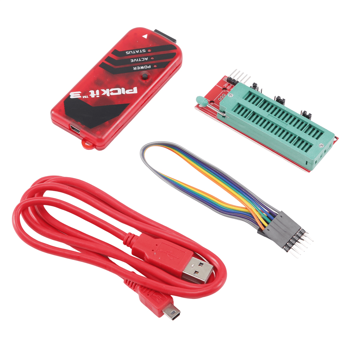 HOT! PICKIT3 Programmer + PIC ICD2 Kit 2/3 Programming Adapter Universal Seat FZ0508 - Walmart.com