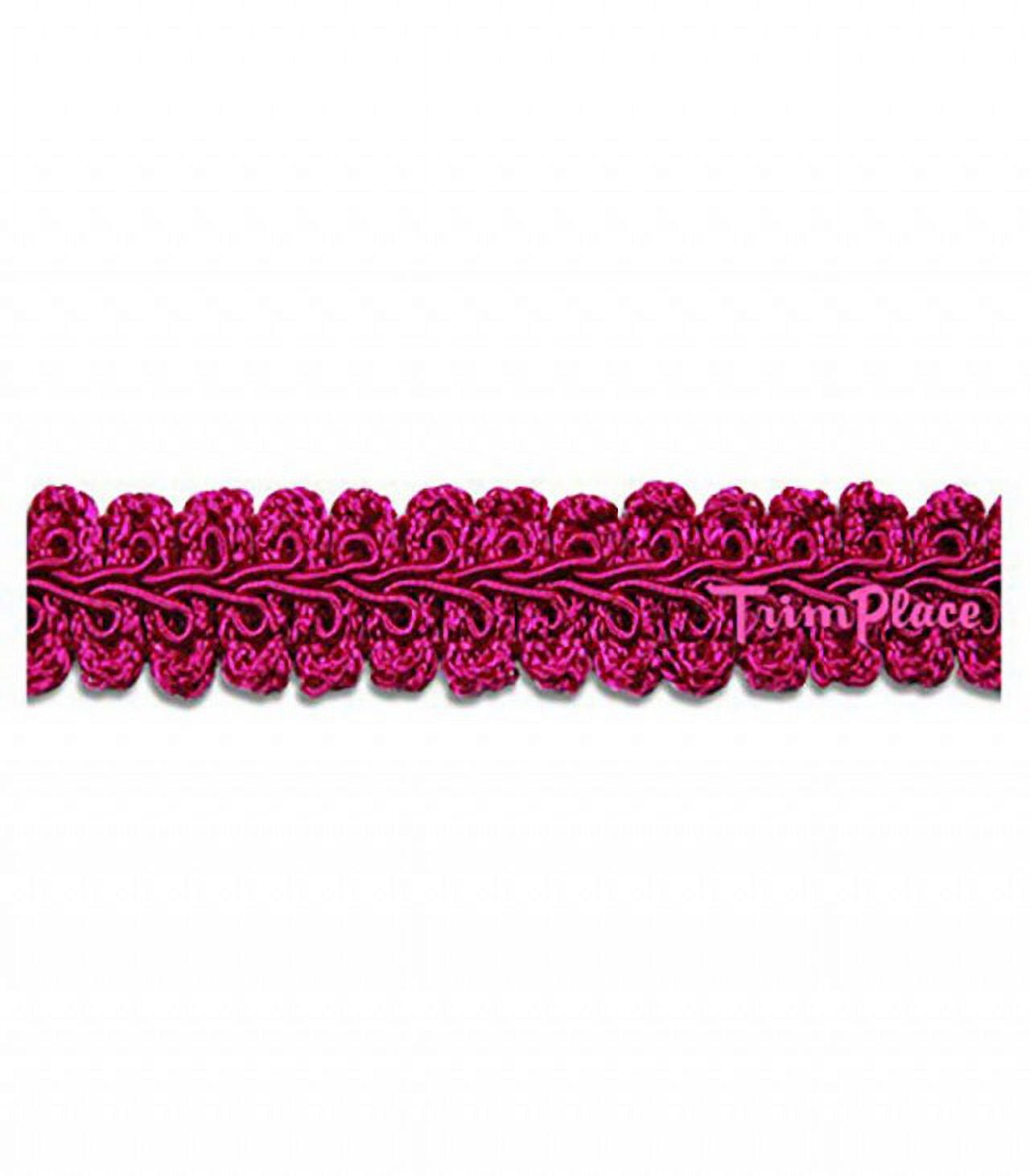 HOT PINK 5/8 INCH CHINESE BRAID - Walmart.com