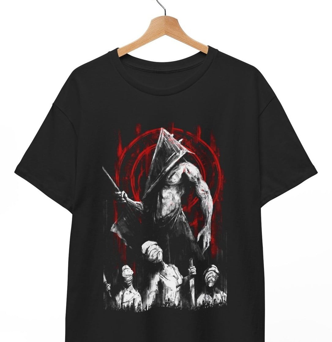 HOT PYRAMID HEAD Silent Hill 2 TSHIRT JAMES TEE Horror Anime, Unisex ...