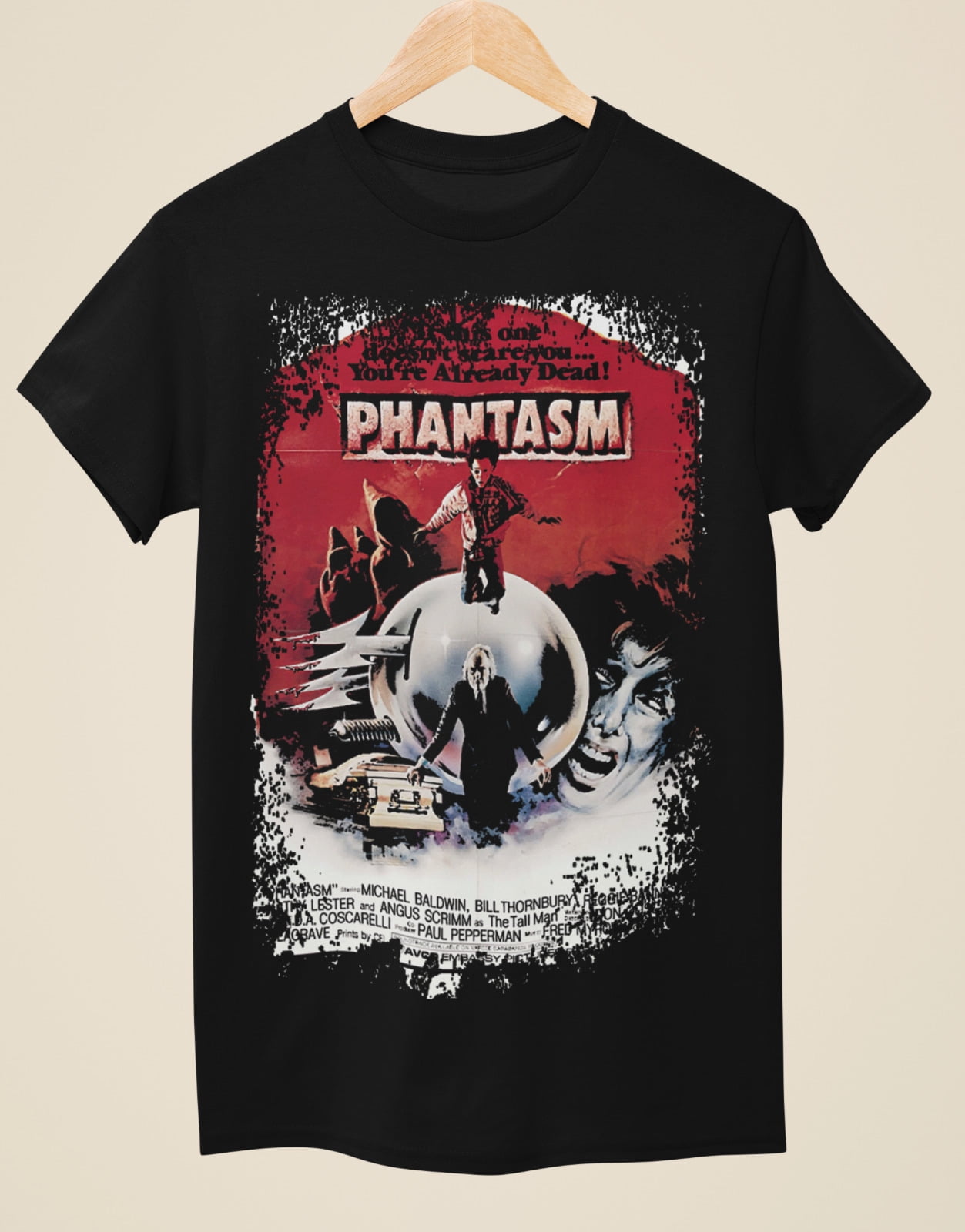 HOT!Phantasm - Movie Poster Inspired Unisex Black T-Shirt,Size S to 5XL - Walmart.com