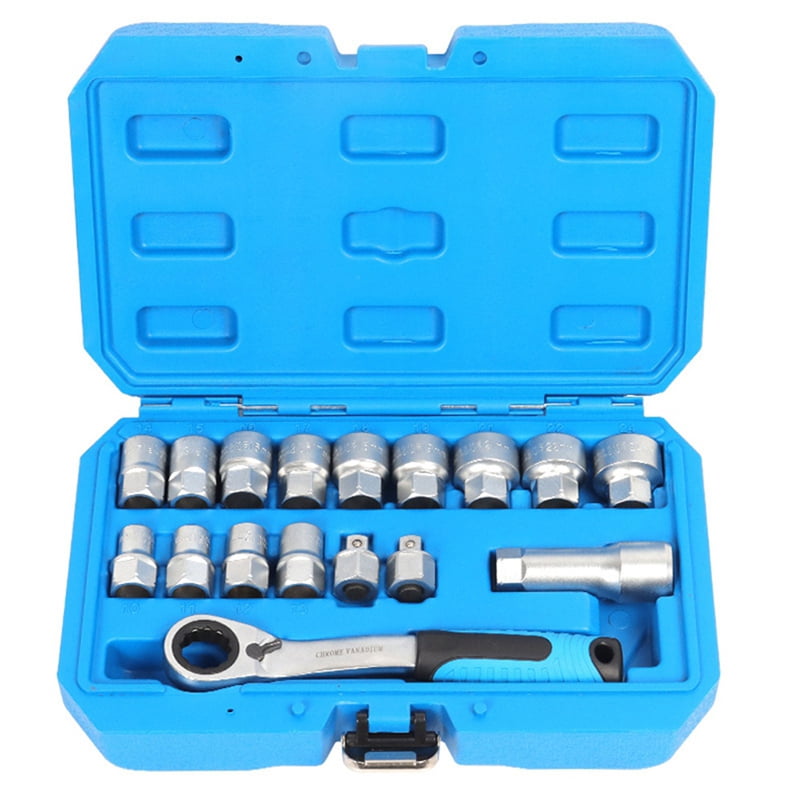 Piercing Ratchet Sleeve Wrench Socket Tool Two-Way Wrench Set Wrench ...