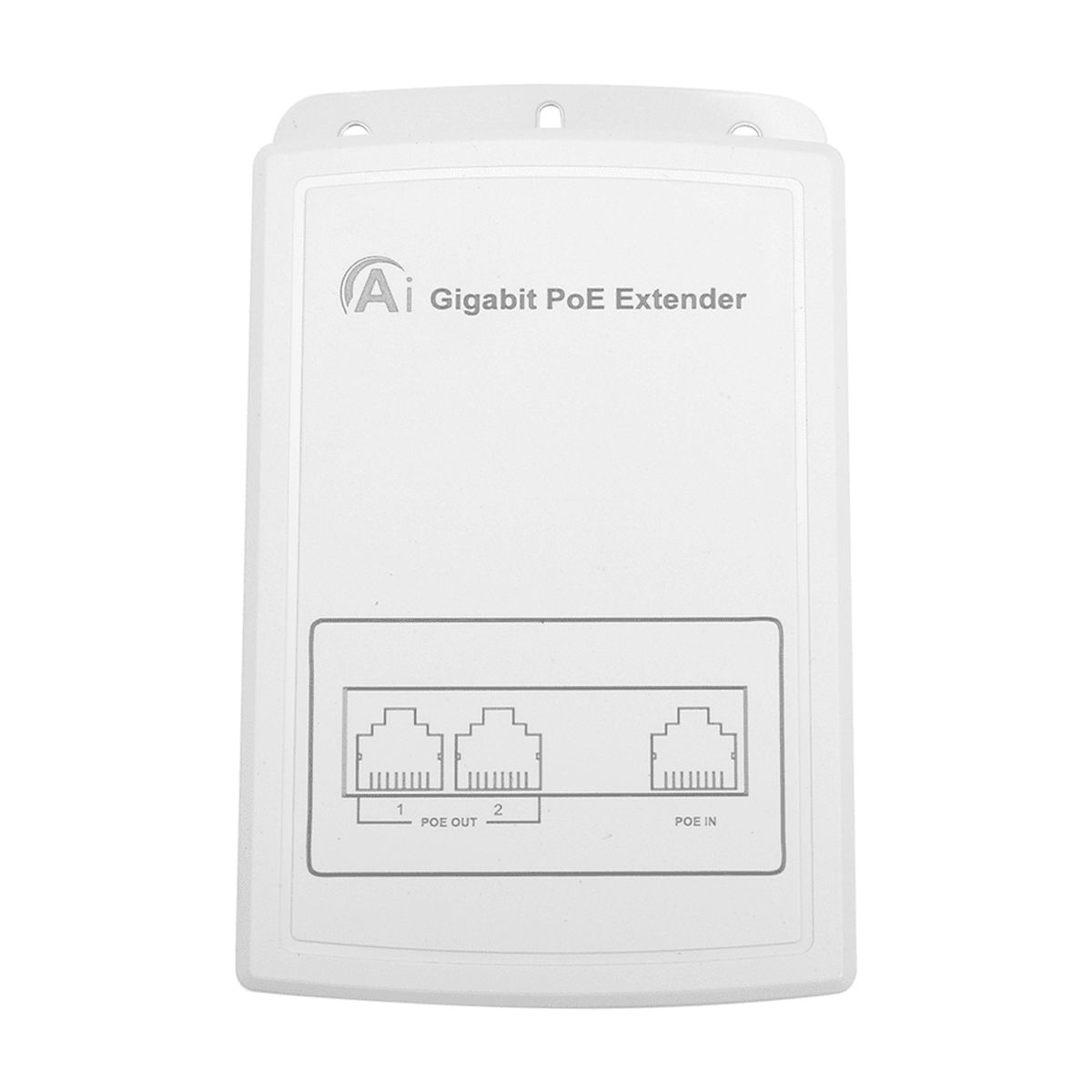 HOT! PoE Gigabit Extender 1 in 2 Out Repeater,3-Port Outdoor Waterproof ...