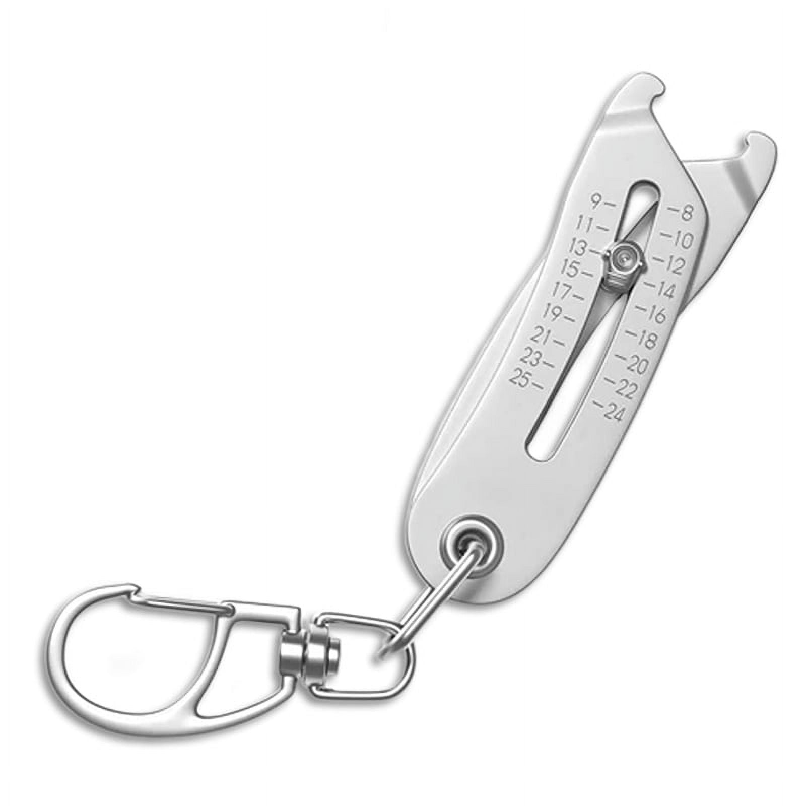 HOT Portable Precise Thread Size Checker Keychain, Bolt Finder Keychain ...