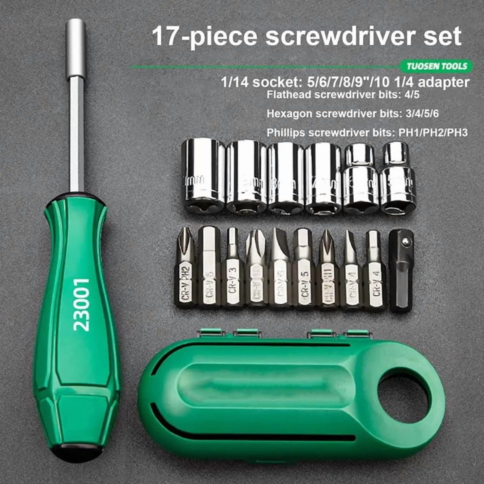 HOT Portable Screwdriver Set Multi-Purpose High-Strength Nut Driver for ...