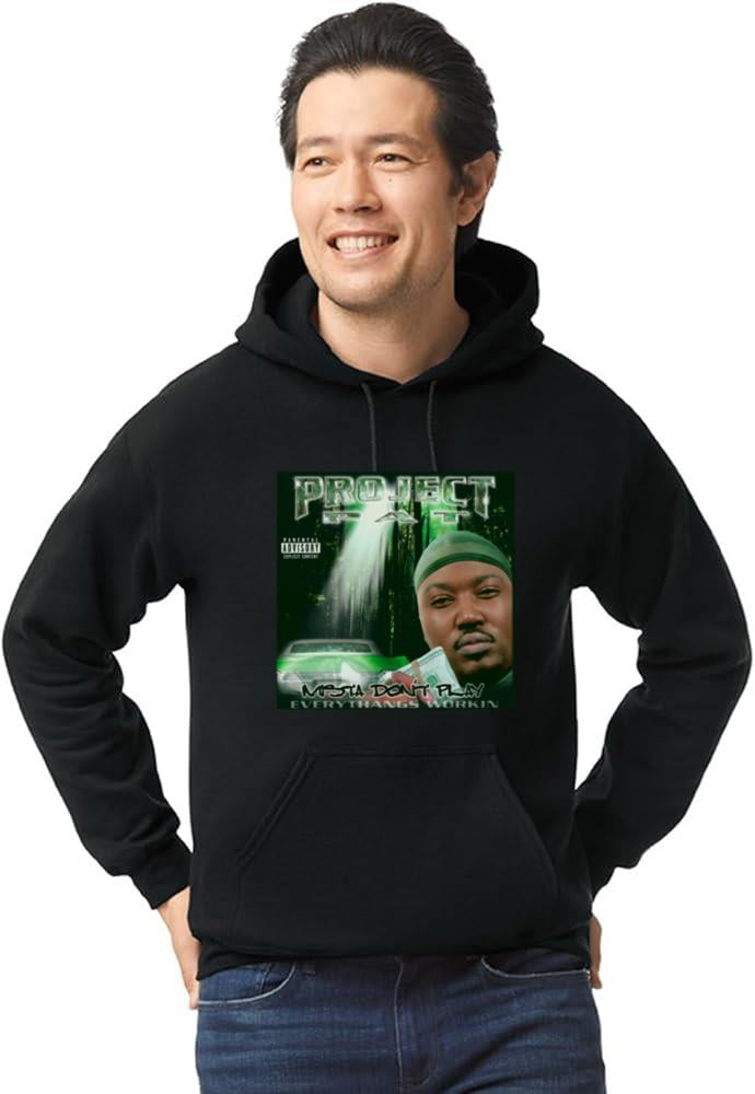HOT Project Pat Rapper Poster Black Sleeve Hoodie , for men & women, up ...