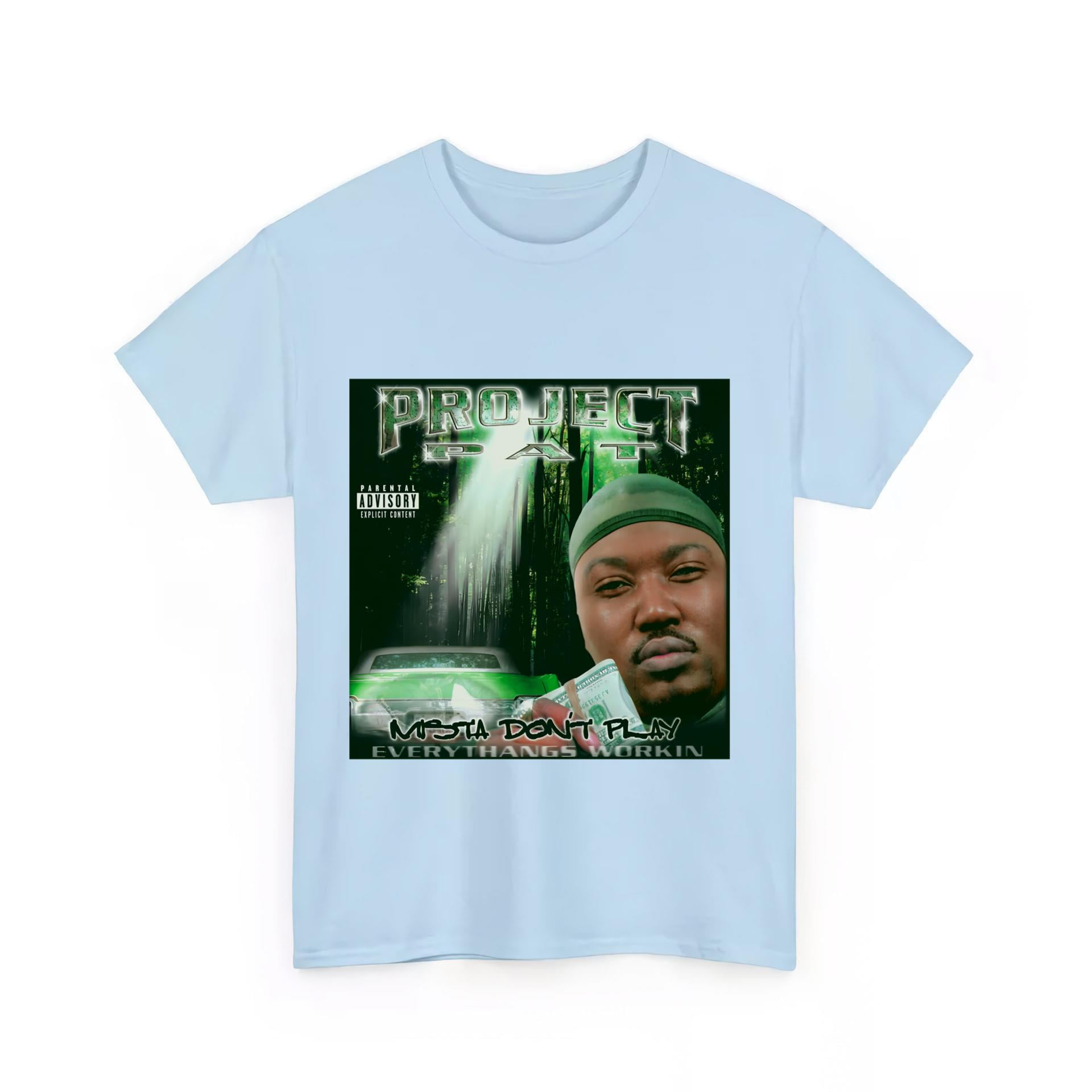 HOT Project Pat rapper poster T-shirt Black Short Sleeve All Sizes S ...