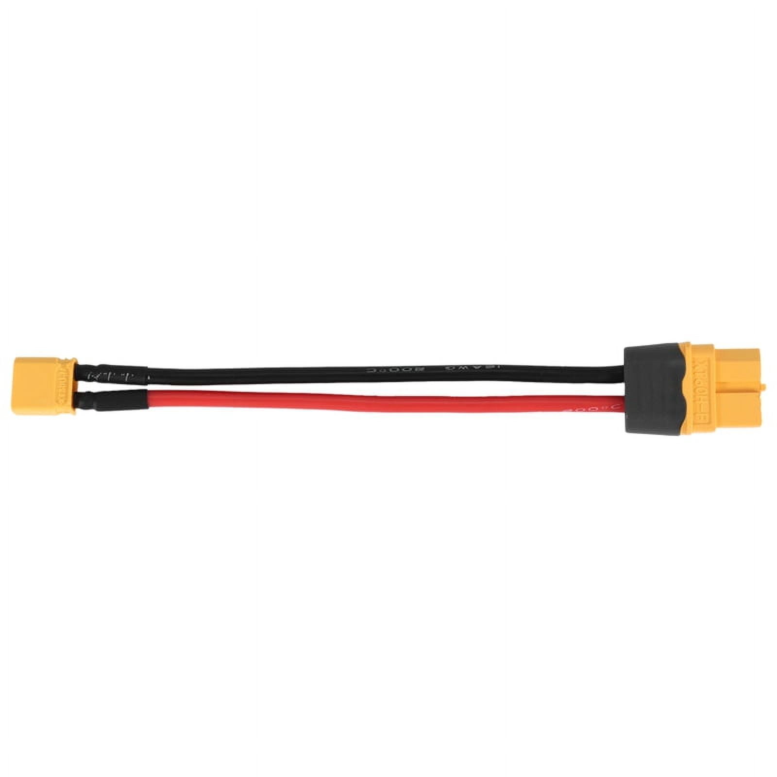 HOT RC Battery Cable XT60 to XT30 T-Plug Connector Male Female Plug with 16AWG Silicone Wire ...