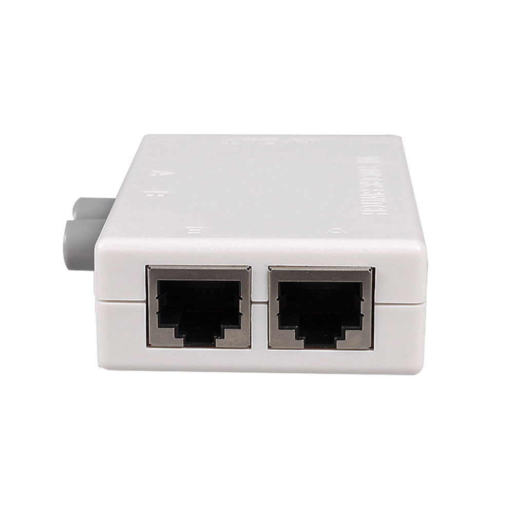 HOT! RJ45 Splitter Selector Switch 2 Ports Network Freely Between ...