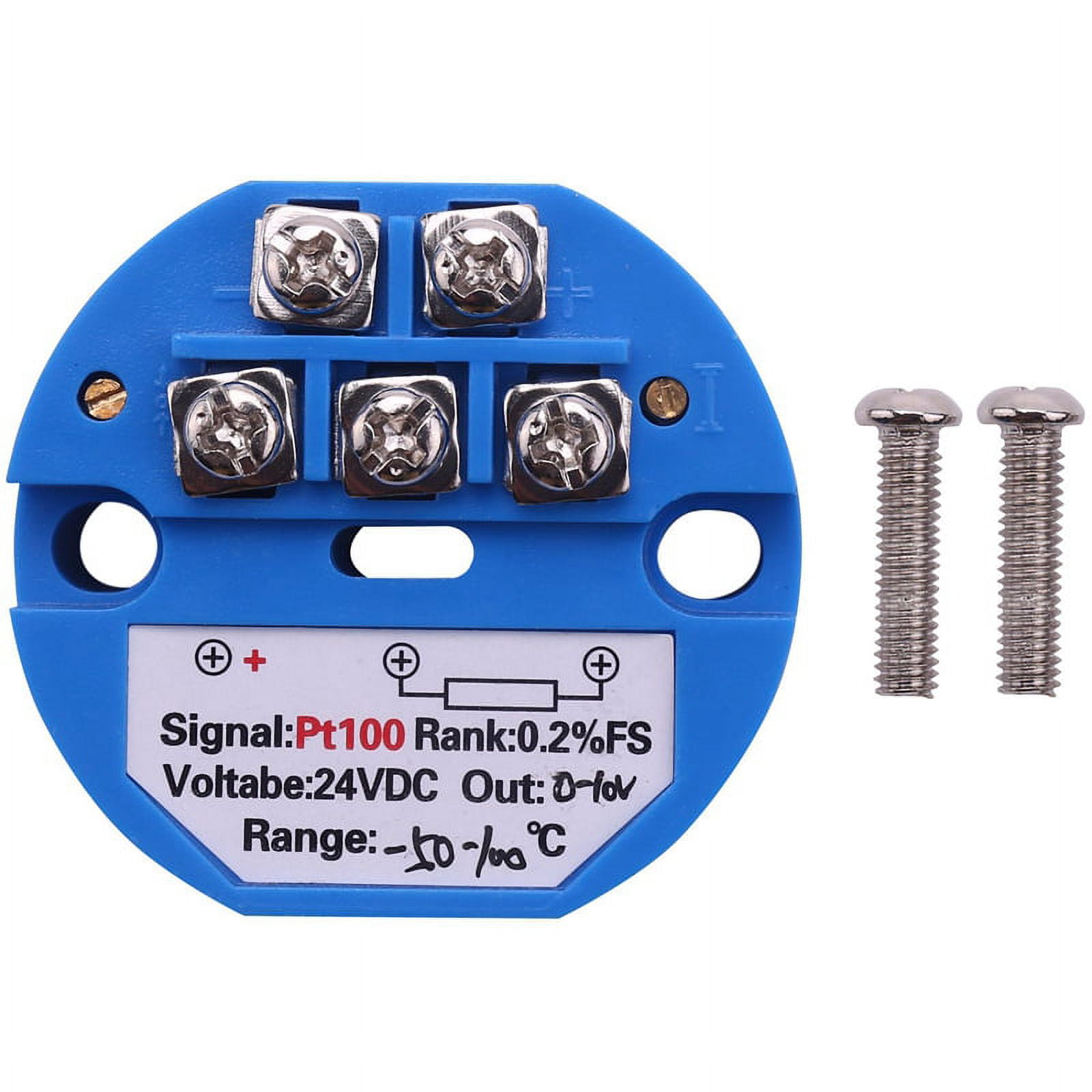 HOT RTD PT100 Temperature Transmitter DC24V Minus 50 ~ 100 degree ...