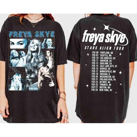 HOT Retro Freya Skye Silent Treatment Shirt, Stars Align Tour 2026 ...
