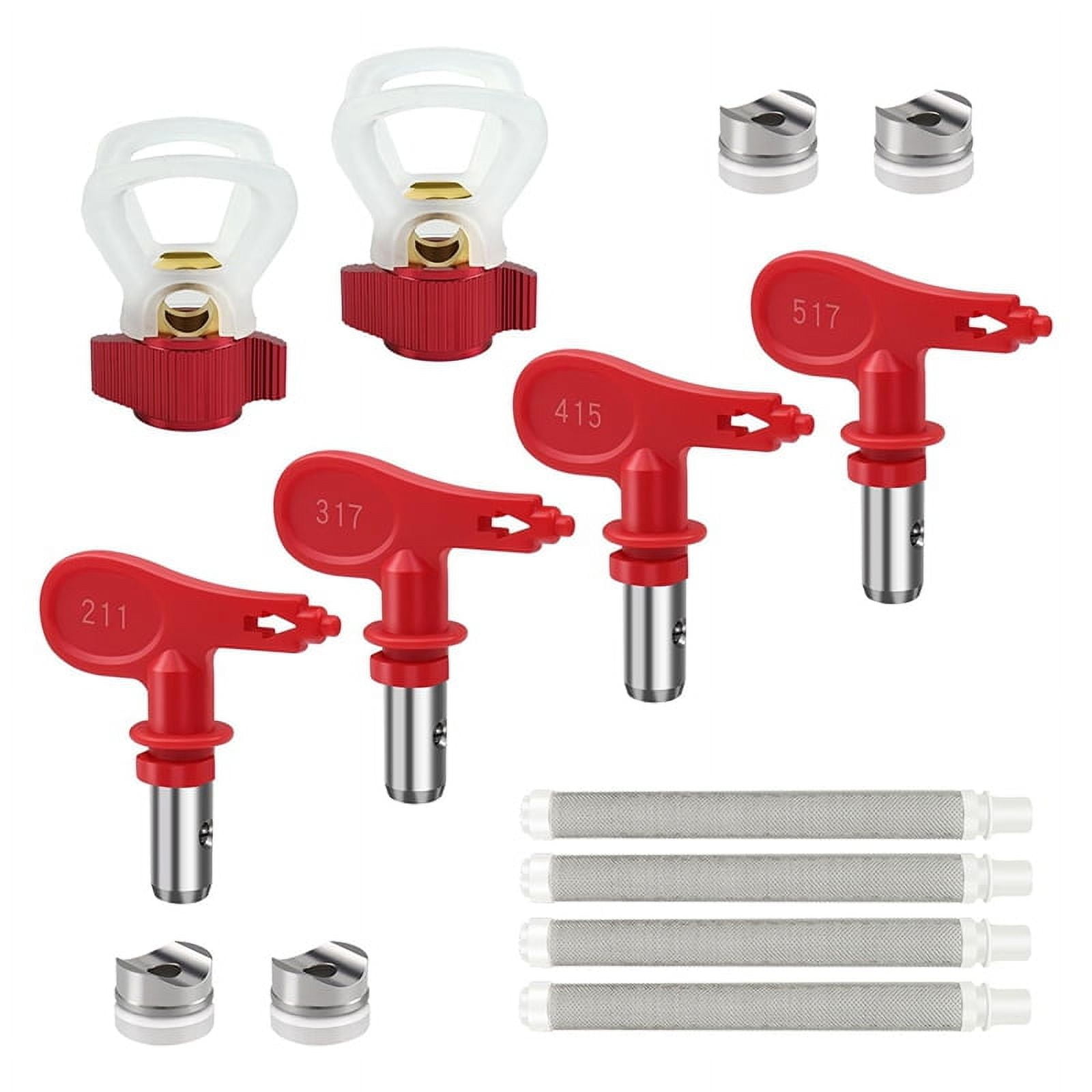 HOT! Reversible Airless SprayPaint Tip Nozzles with Guard Nozzle Seats ...
