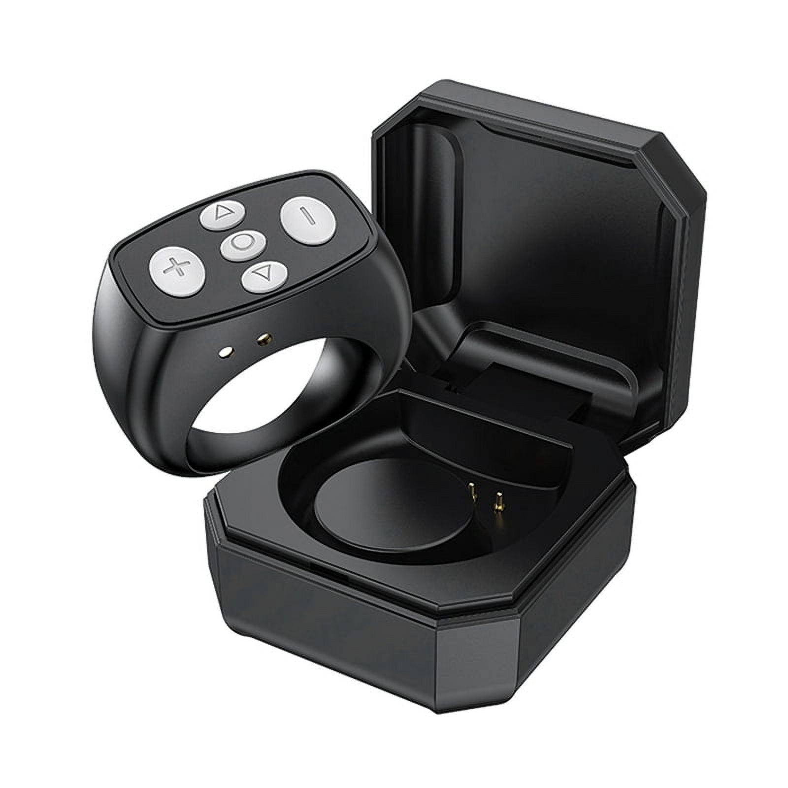 HOT Ring Mobile Phone Bluetooth Remote Control Mini Charging Case ...