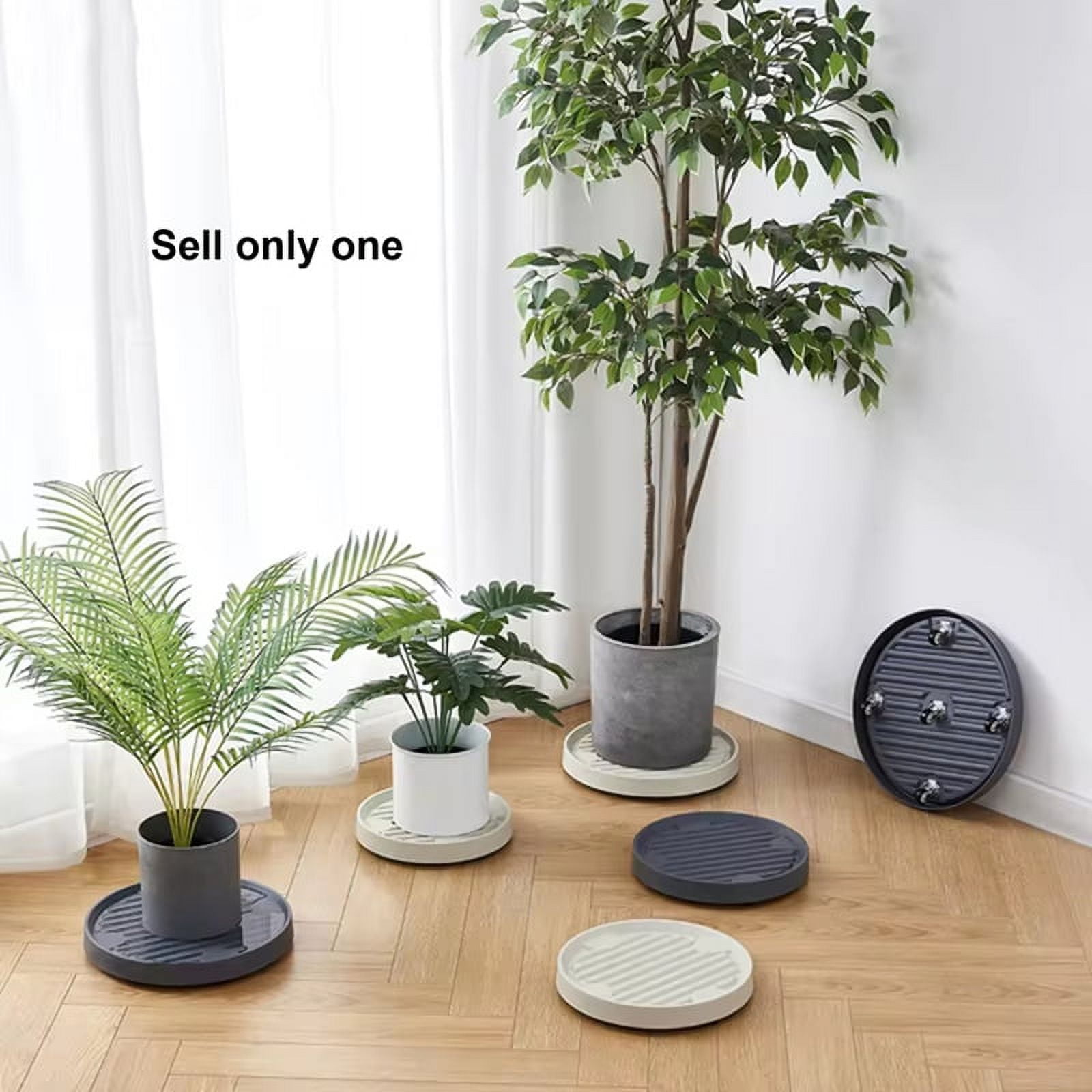 HOT! Roll Around Plant- with Wheeled Planter Pallet,Plant Tray Planter ...
