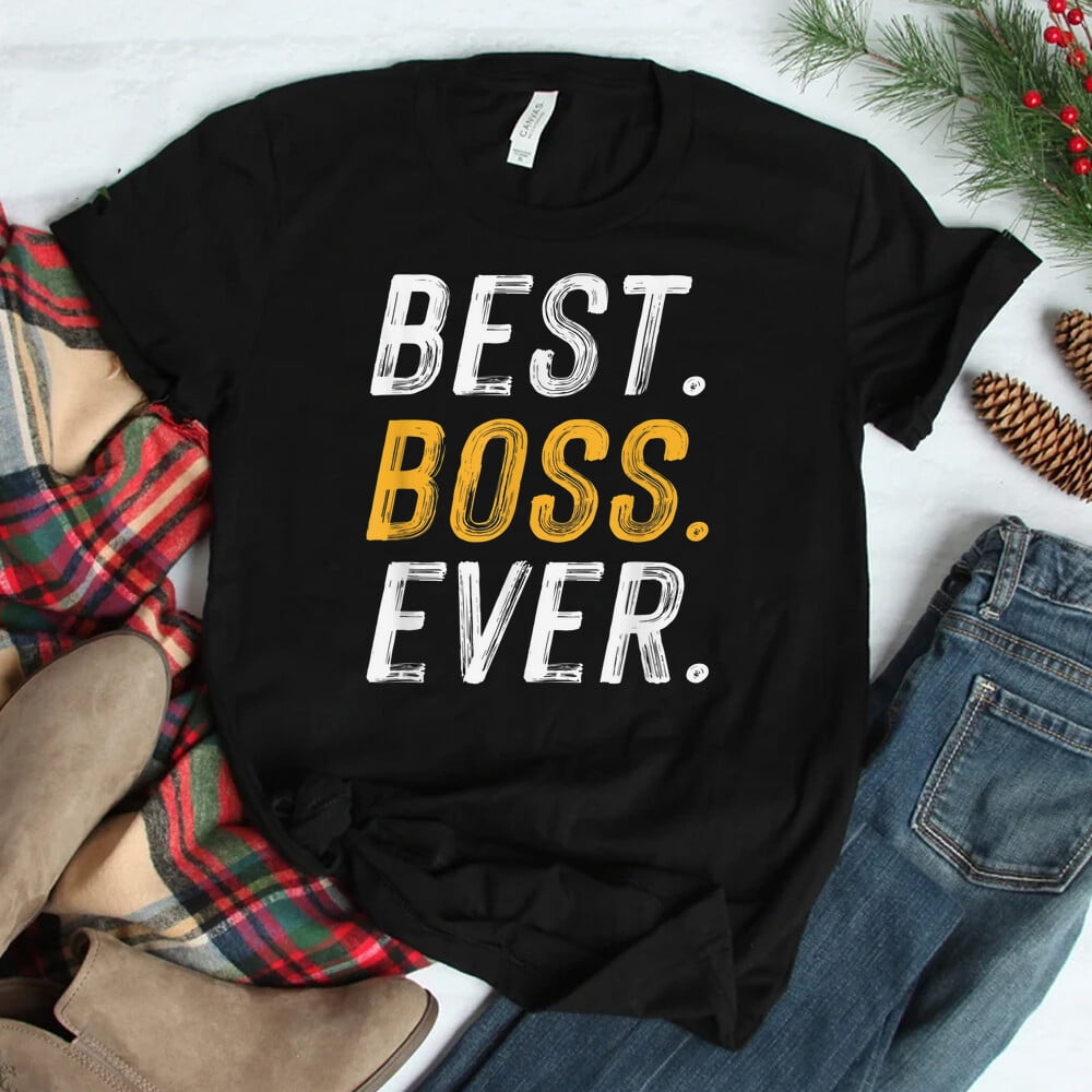 HOT SALE!! Best Boss Ever Boss Day Employee Appreciation T-shirt Size S ...