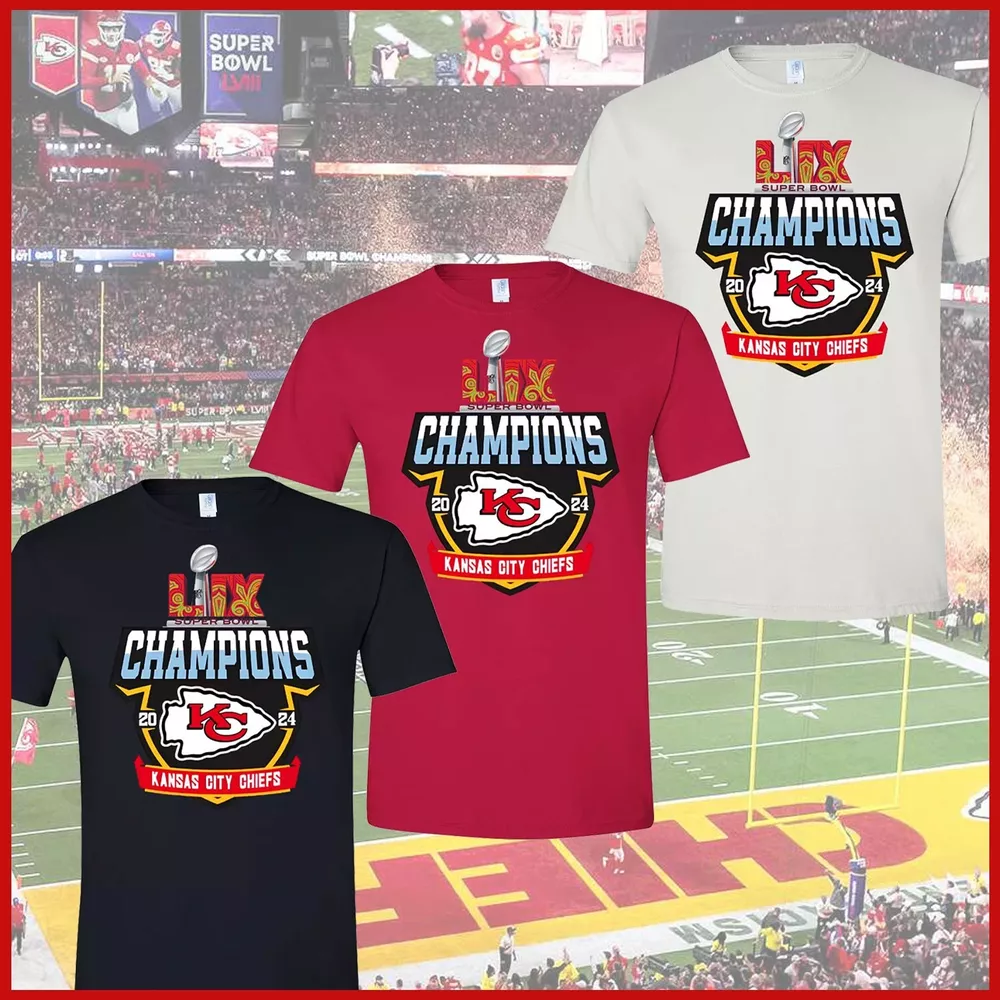 HOT SALE - Kansas City 2025 Super Bowl LIX Champions T-Shirt All Size ...