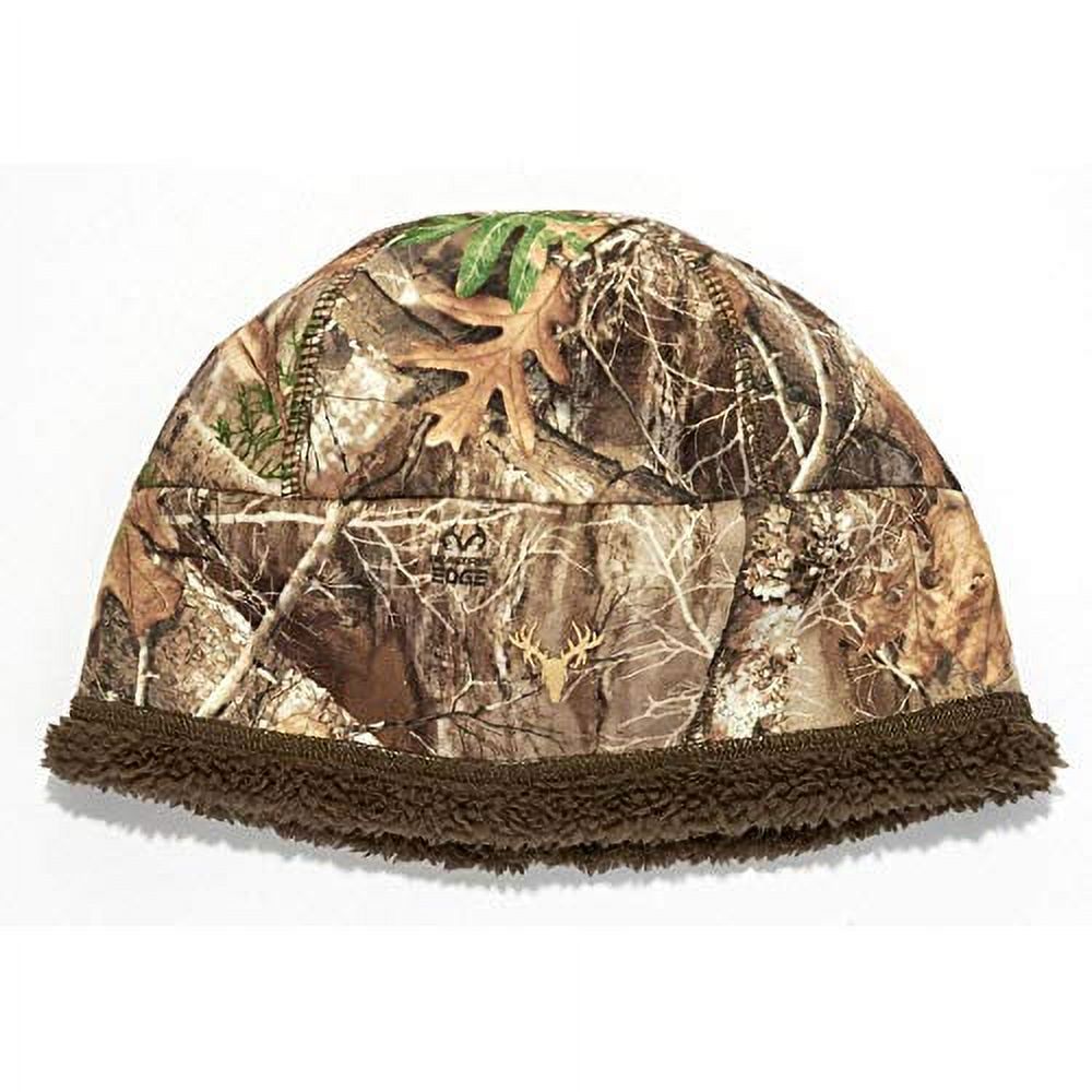HOT SHOT Mens Camo Twister Stormproof Beanie Realtree Edge Outdoor ...