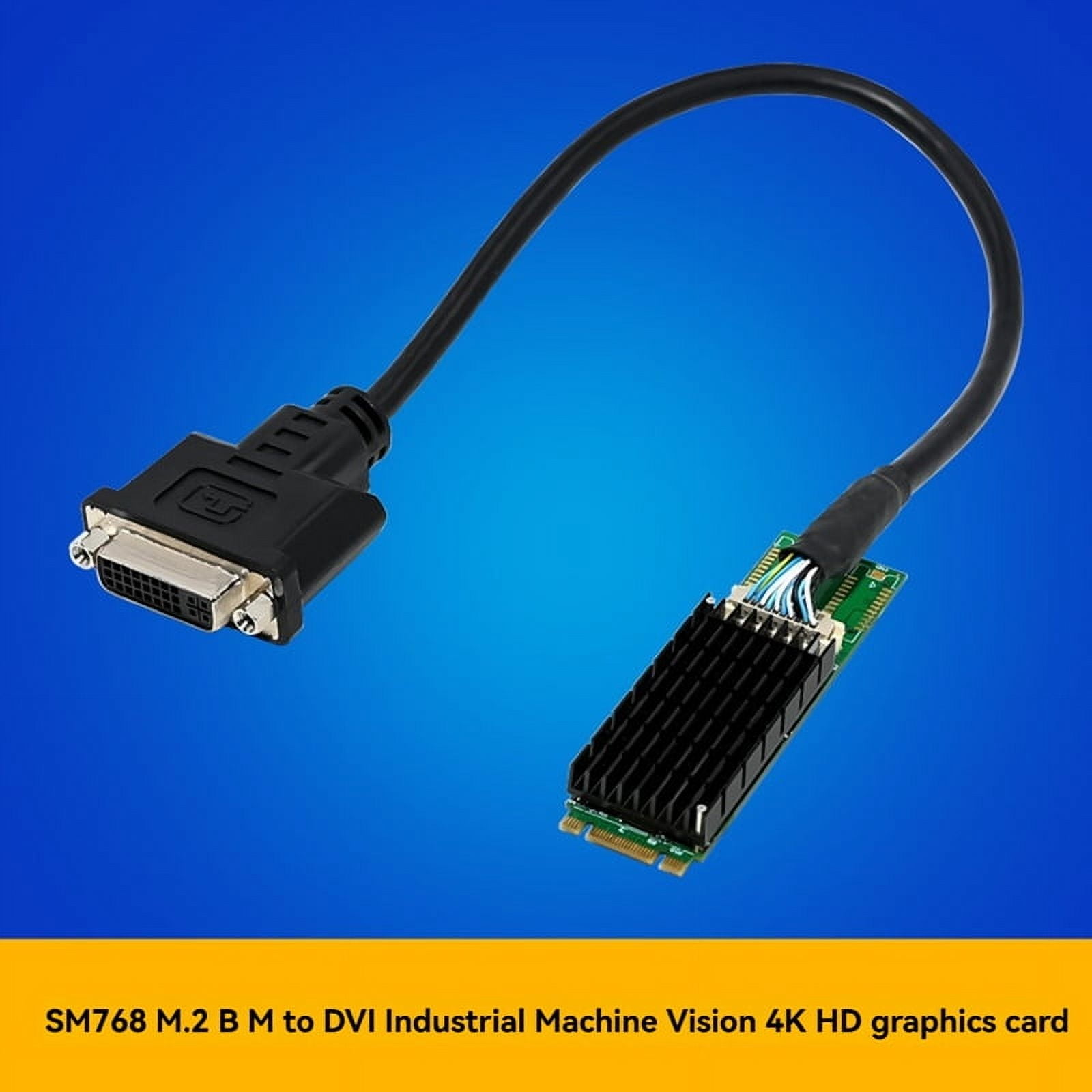 HOT SM768 M.2 B+M to DVI Industrial Machine Vision 4K HD Graphics Card ...